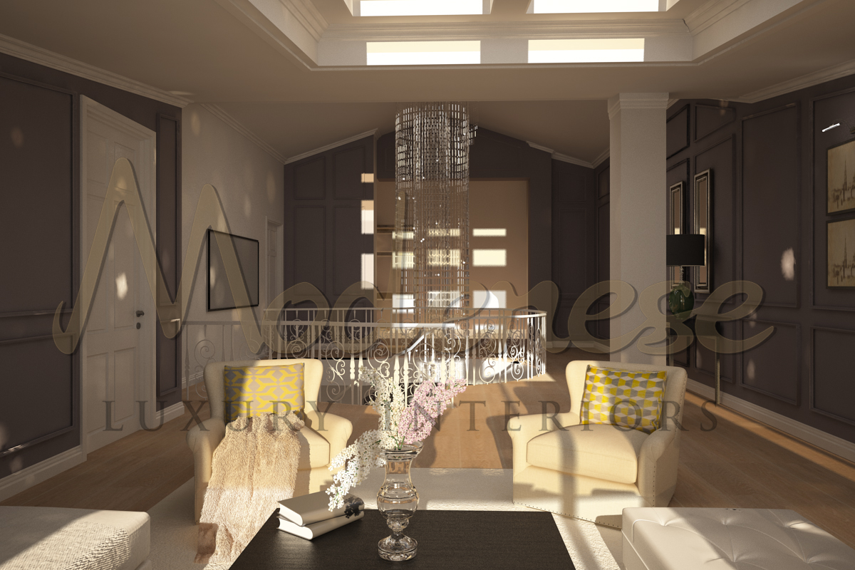 Noble Living Room Design by Italian artisans by MODENESE Luxury ...