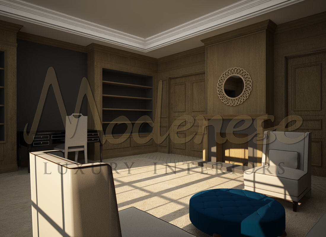 Noble Living Room Design by Italian artisans by MODENESE Luxury ...