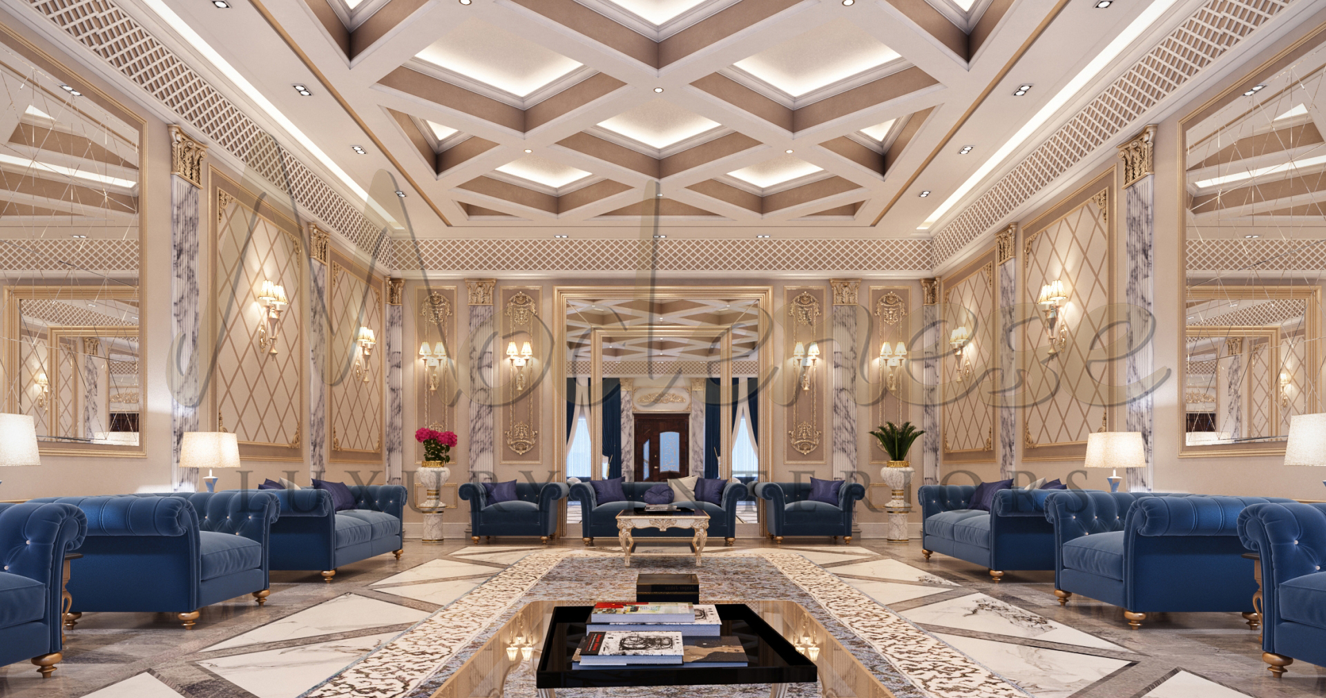 Noble Villa Design Imlemented by Modenese Luxury Interiors by MODENESE ...