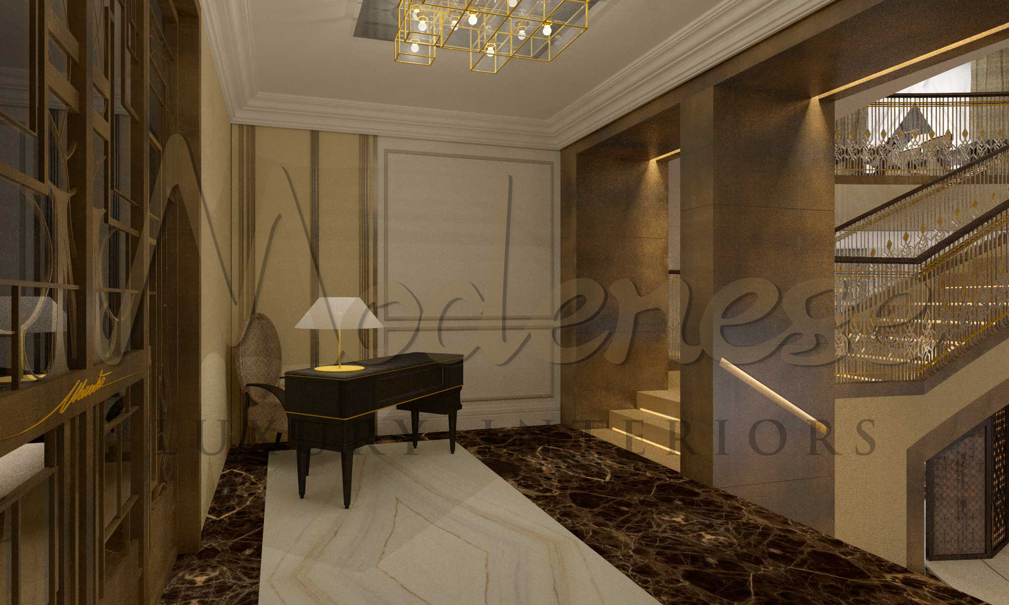 Elegant Restaurant Design in Miami, USA by MODENESE Luxury Interiors ...