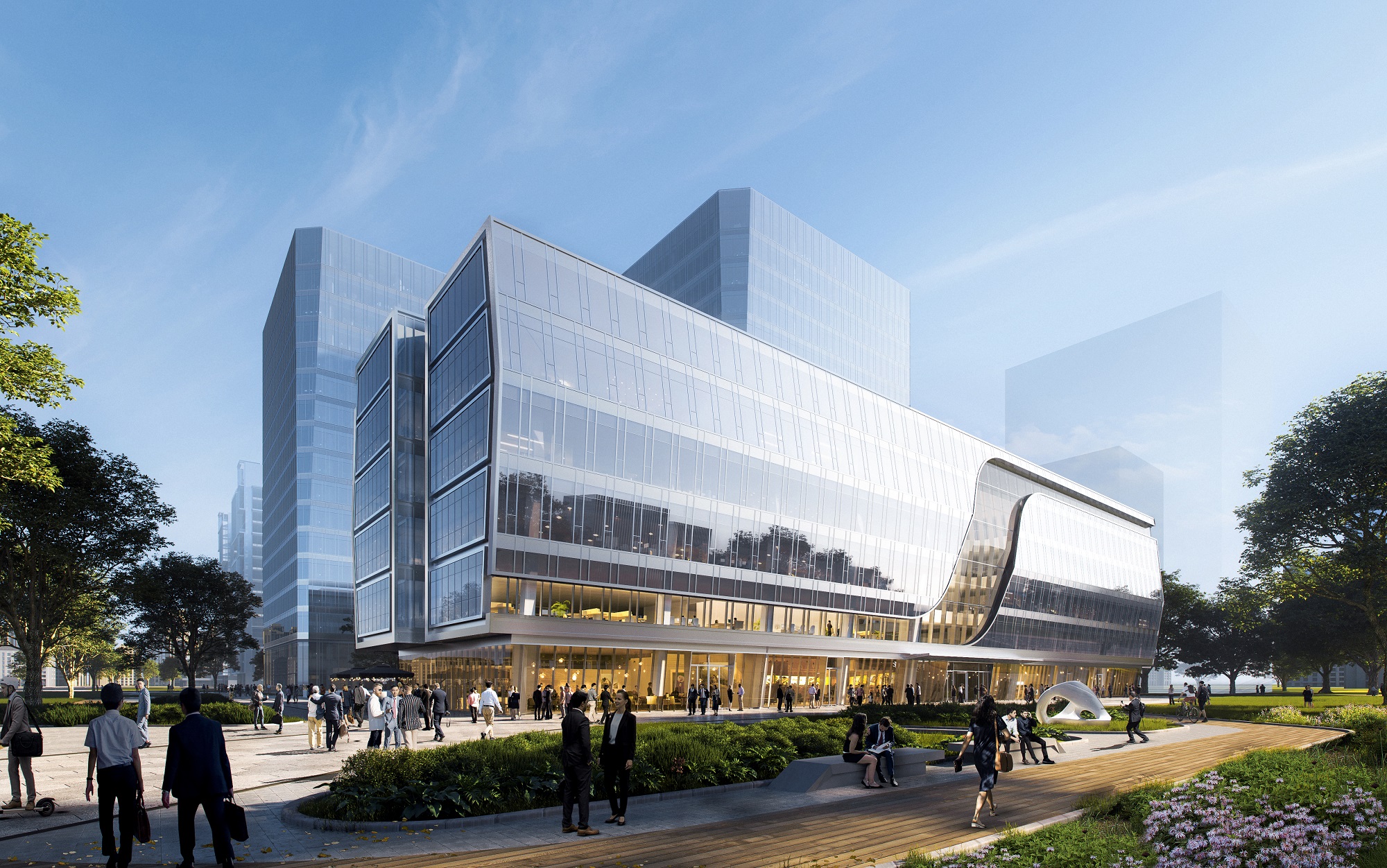 Unveiling a High-end Commercial Complex in Beijing by Aedas - Architizer