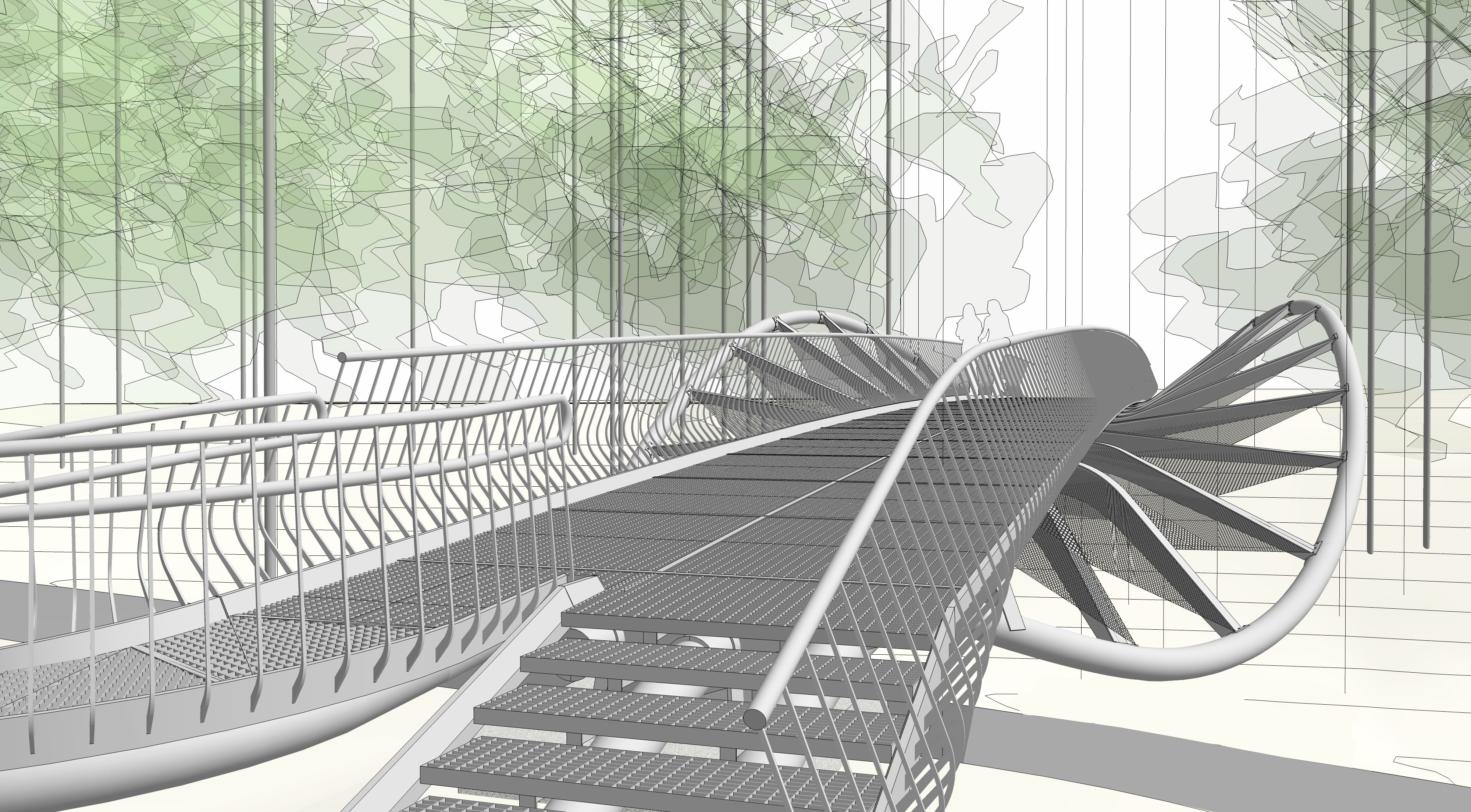 LEAF - BRIDGE CONCEPT by OOO ADM (OOO Architecture Design Modeling ...