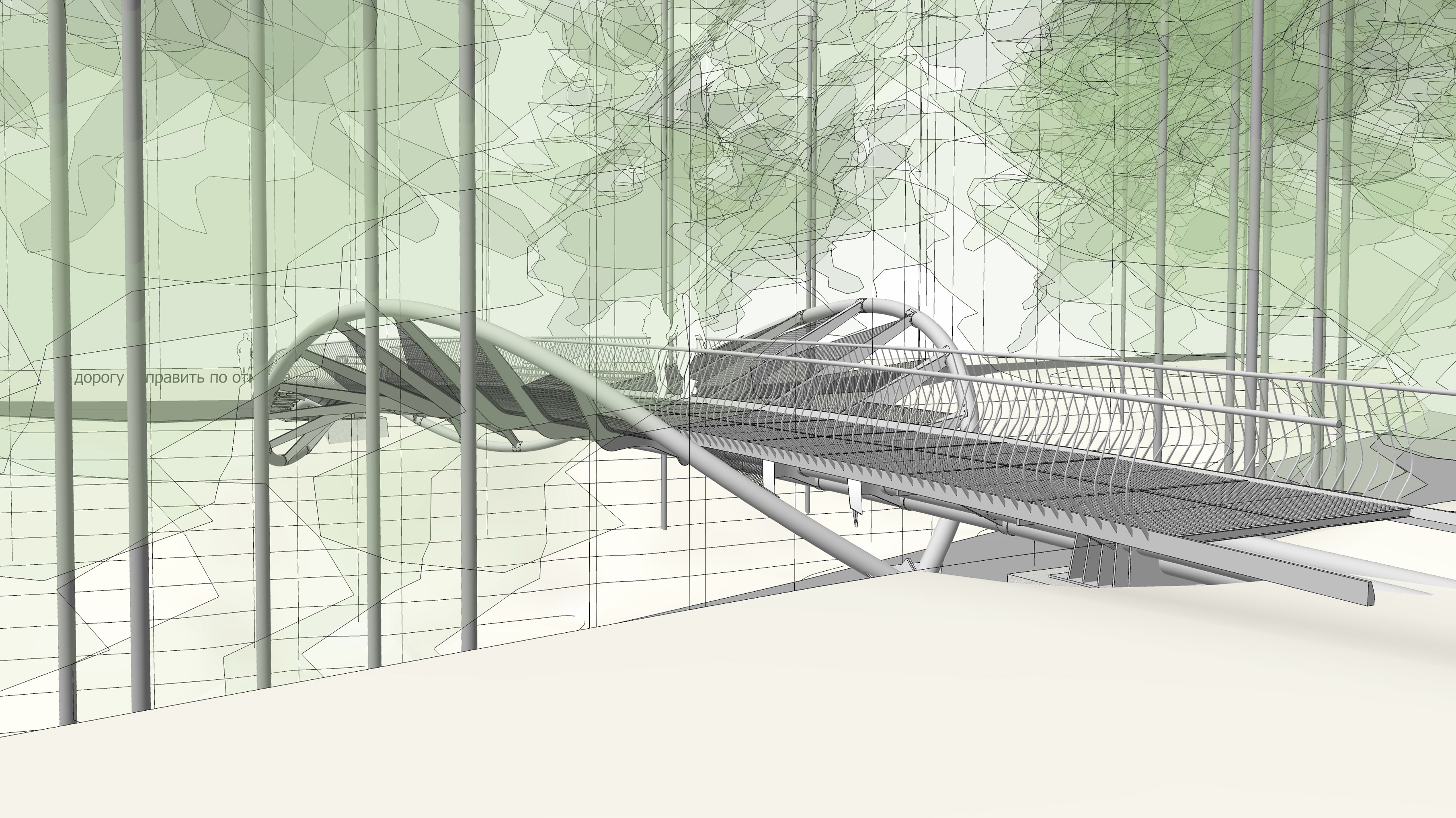 LEAF - BRIDGE CONCEPT by OOO ADM (OOO Architecture Design Modeling ...