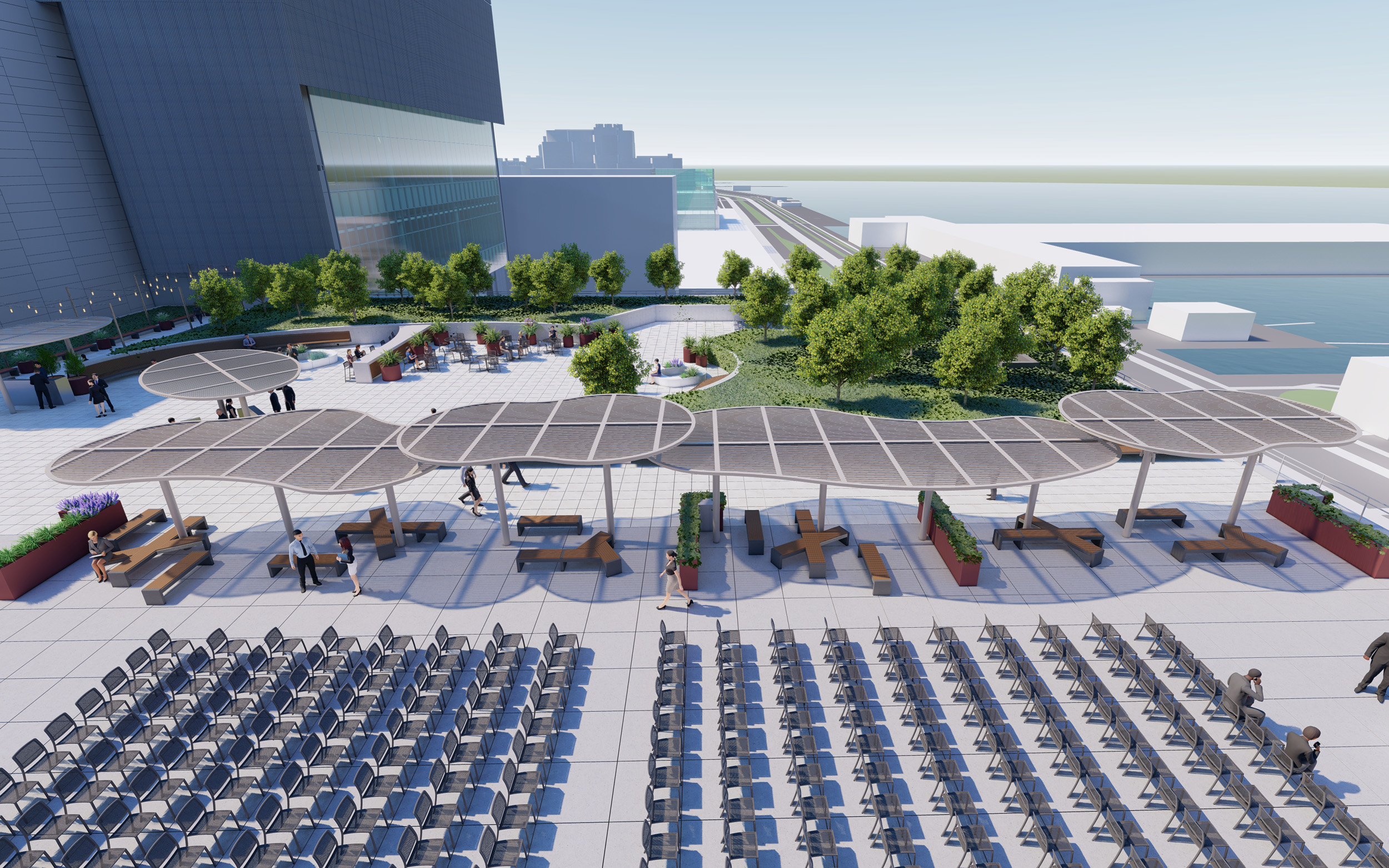 Jacob K. Javits Convention Center Roof Terrace by di Domenico ...