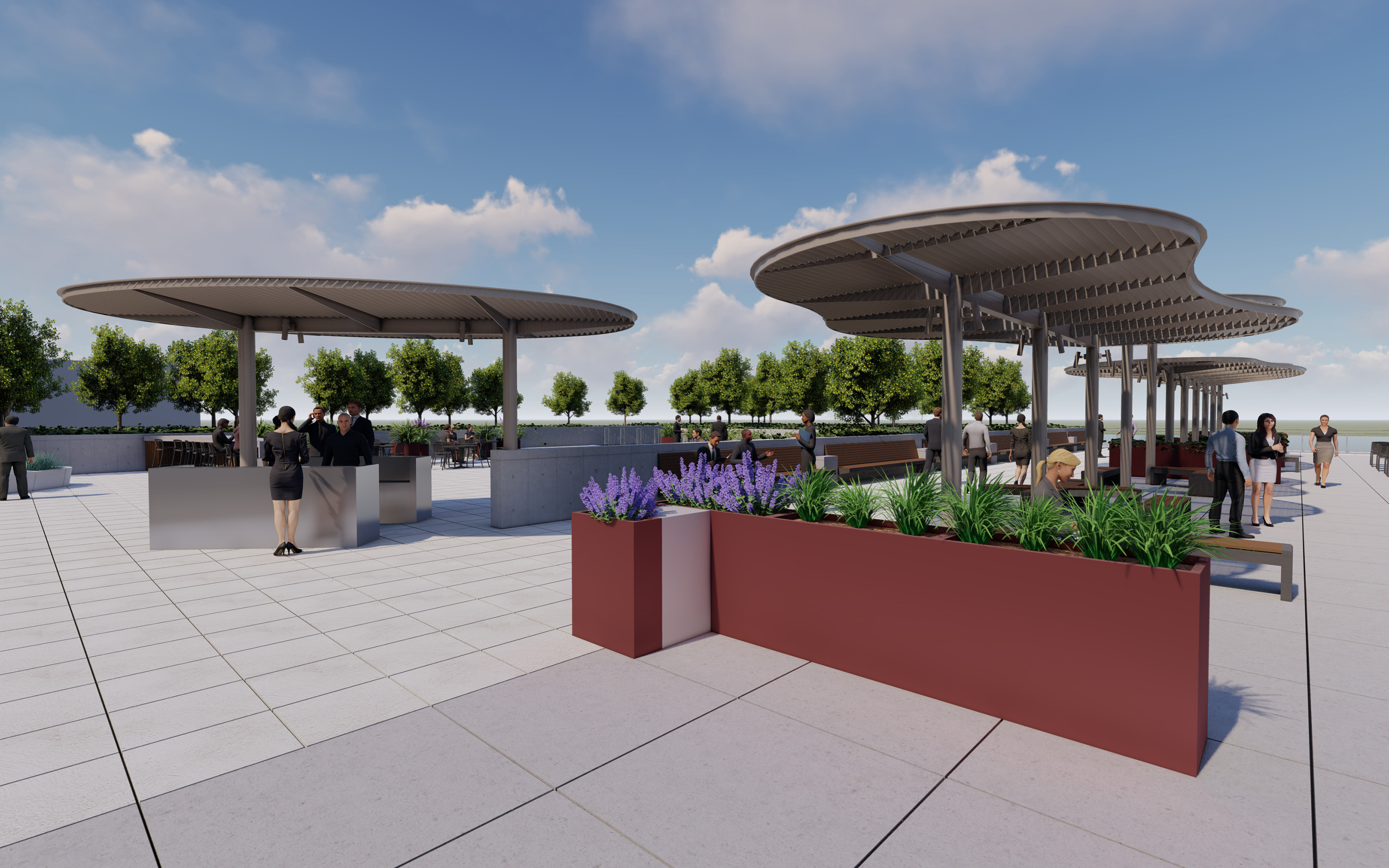 Jacob K. Javits Convention Center Roof Terrace by di Domenico ...