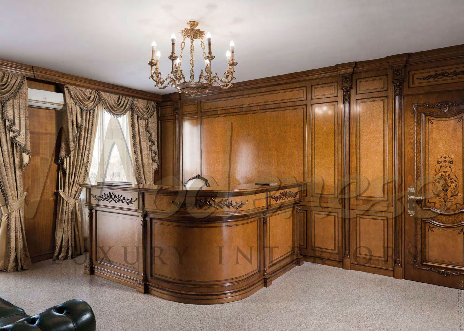 Lavish office furniture and handmade decorations by MODENESE Luxury ...