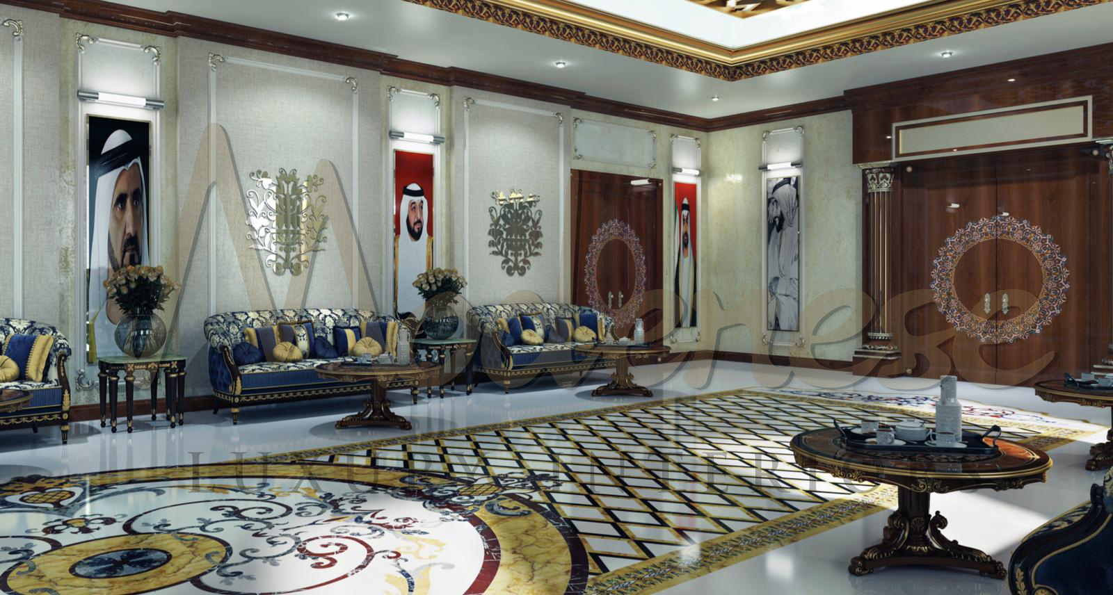 Stunning Majlis Design by MODENESE Luxury Interiors - Architizer