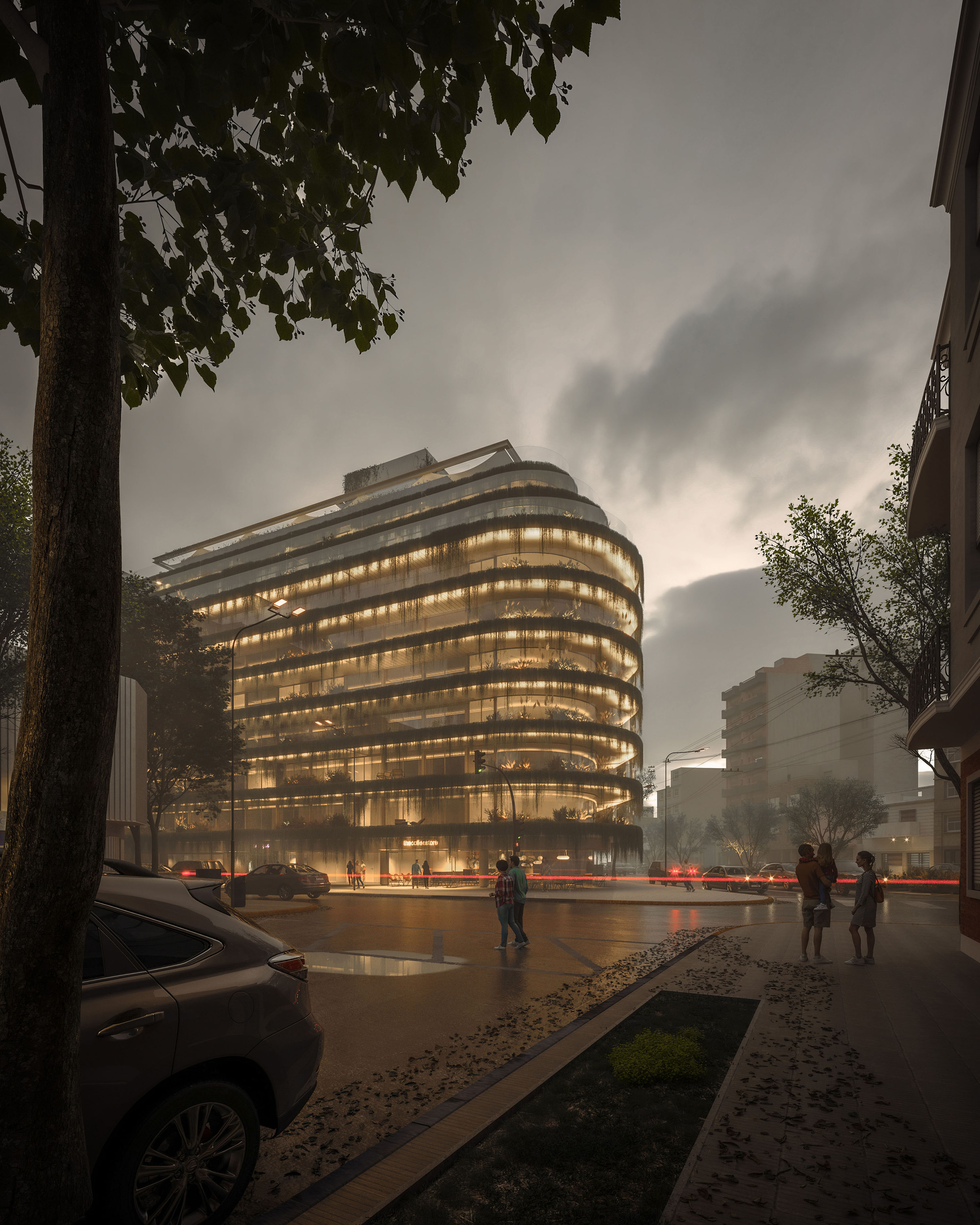 Terra Building, Villa Devoto, Buenos Aires, Argentina by Roberto Scaia ...