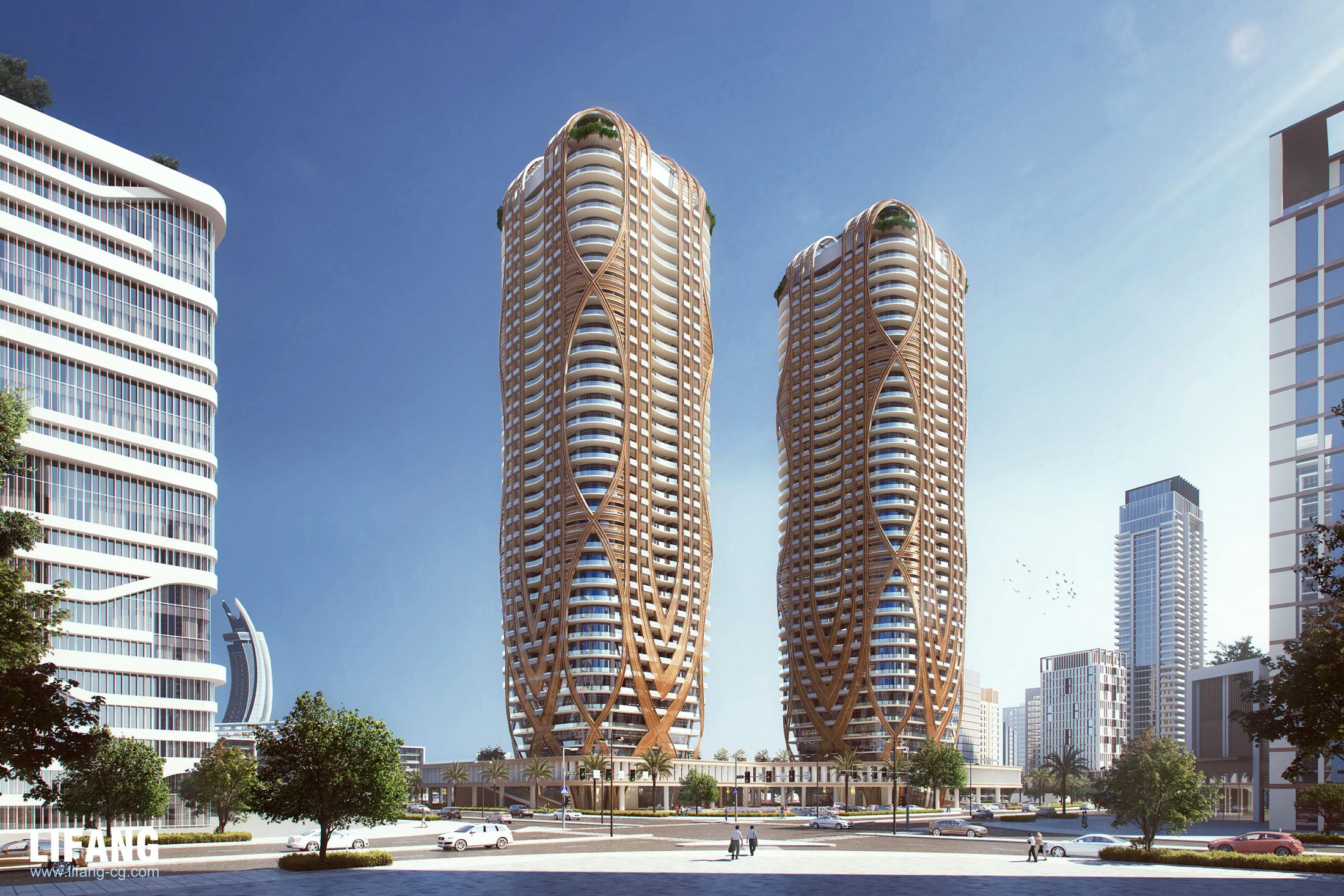 2023 New high building renderings by LiFang Vision Technology Co.,Ltd ...