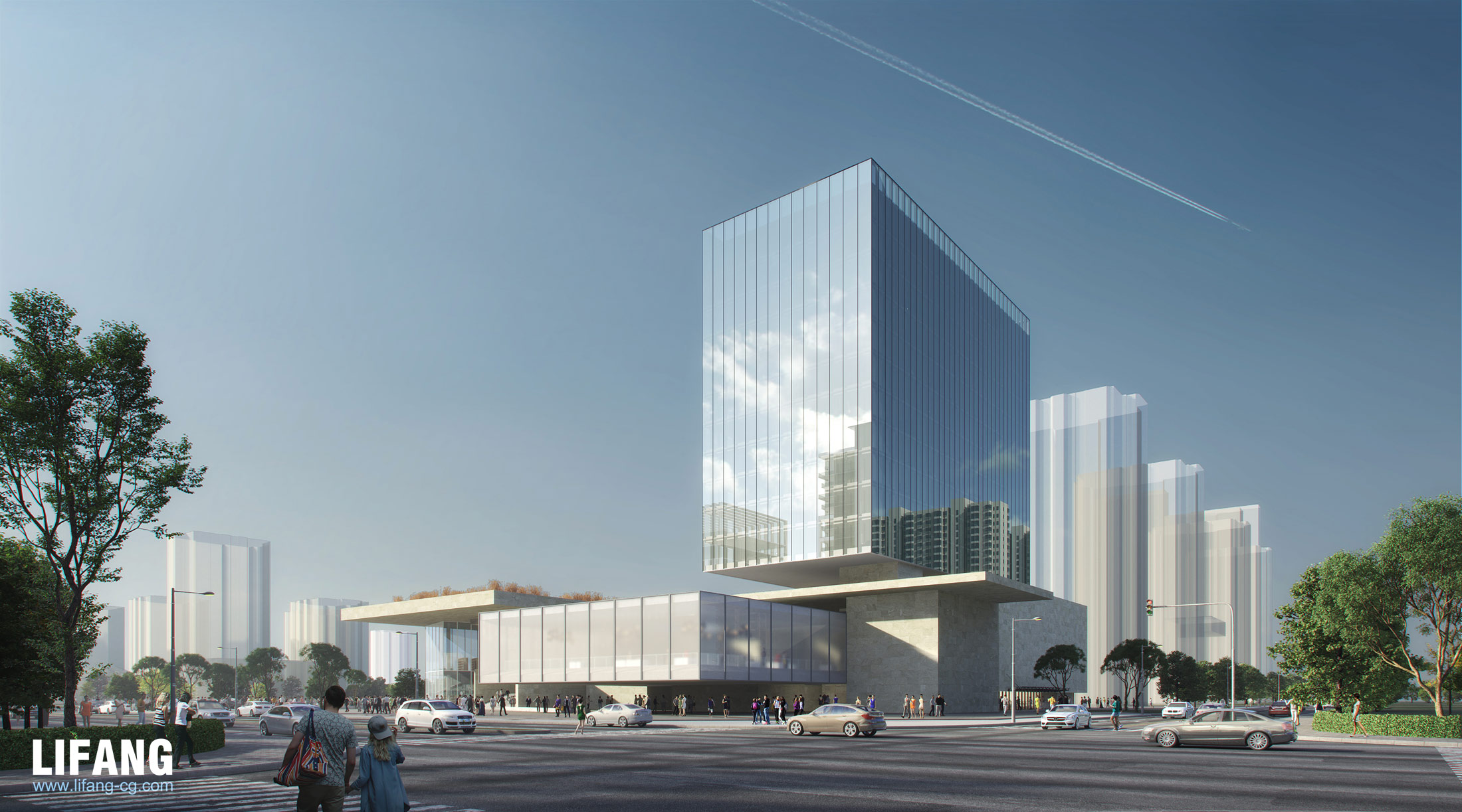 2023 New high building renderings by LiFang Vision Technology Co.,Ltd ...