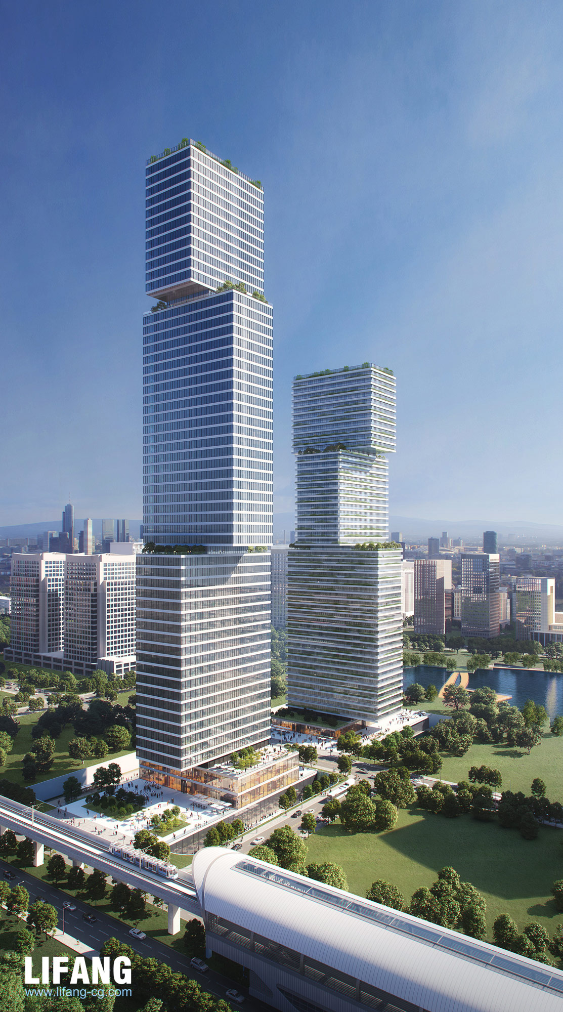 2023 New high building renderings by LiFang Vision Technology Co.,Ltd ...