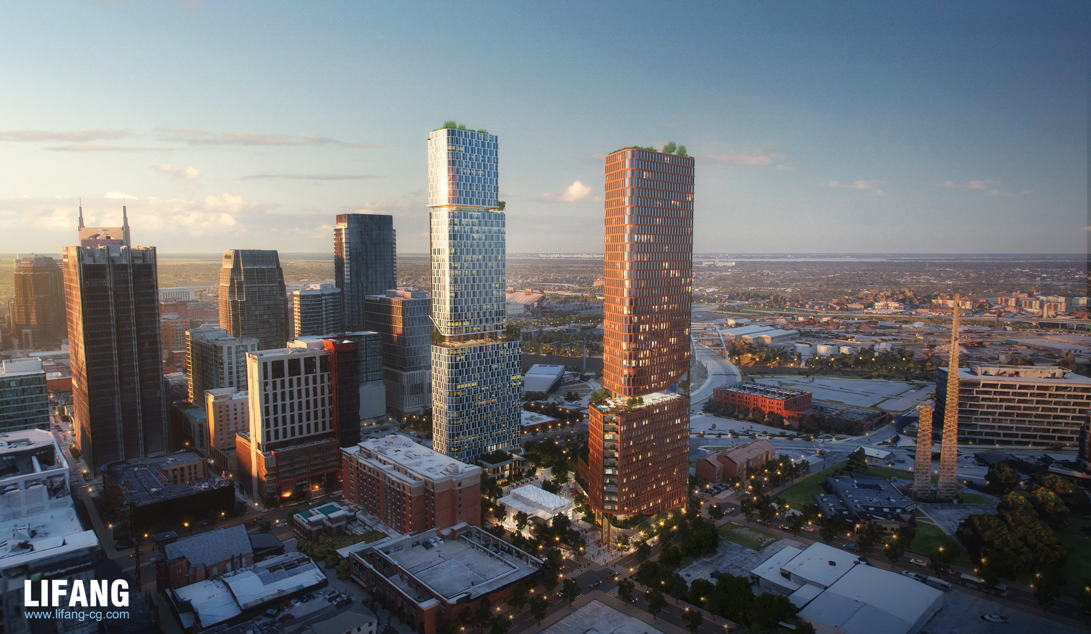 2023 New high building renderings by LiFang Vision Technology Co.,Ltd ...