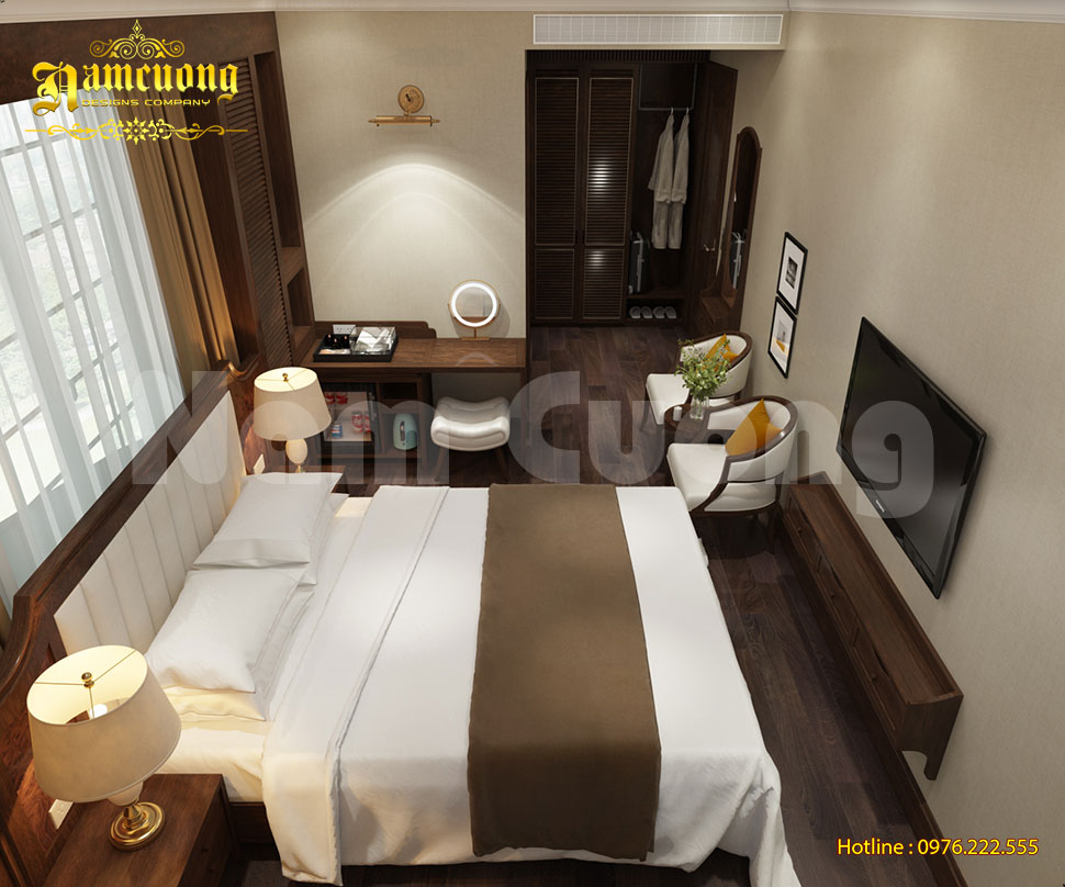 Designing a mini hotel by Công ty cổ phần tư vấn thiết kế và xây dựng ...