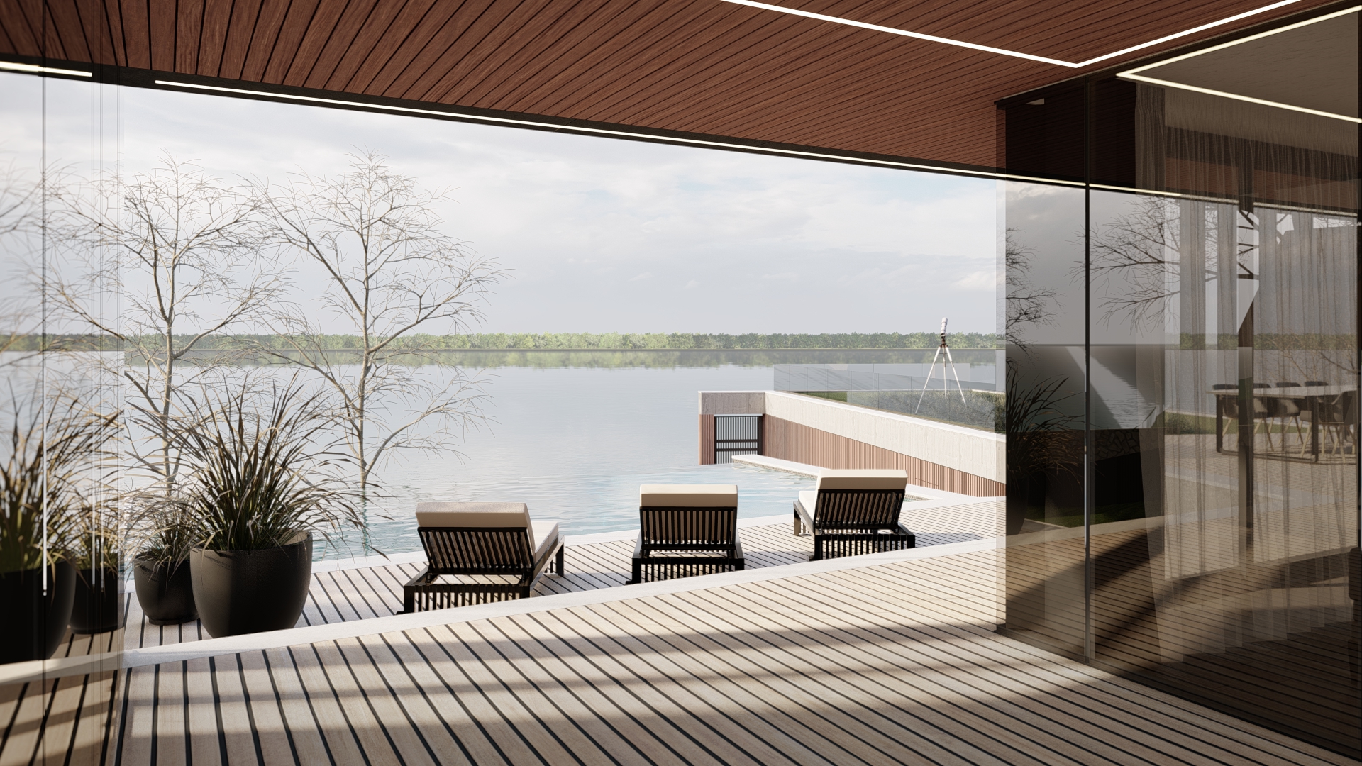 CONTEMPORARY VILLA BY THE RIVER by AB+Partners - Architizer