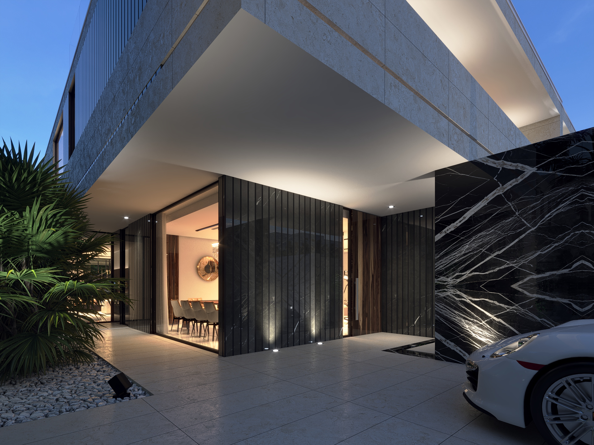Idea 3638652: Modern Twin Villa Design in Saudi Arabia by [xzoomproject ...