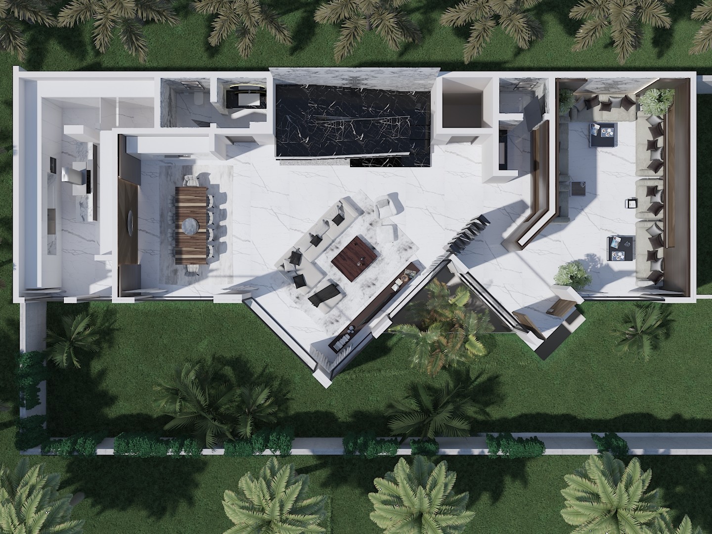 Modern Villa Interior Design in Saudi Arabia by [xzoomproject] - Architizer