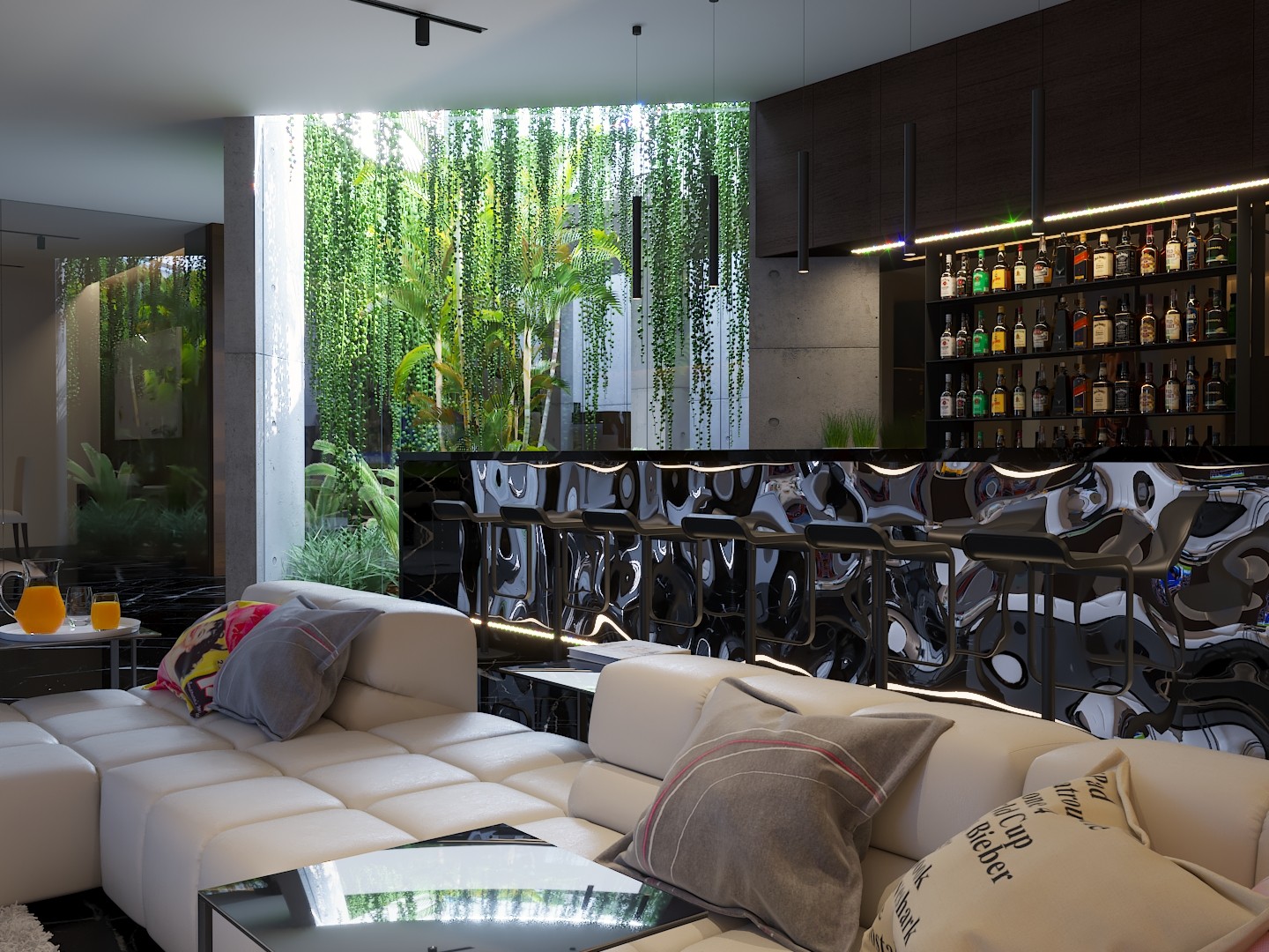 Modern Villa Interior Design in Saudi Arabia by [xzoomproject] - Architizer