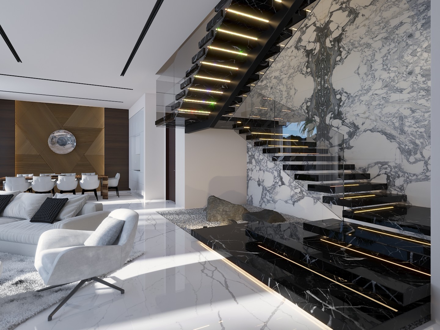 Modern Villa Interior Design in Saudi Arabia by [xzoomproject] - Architizer