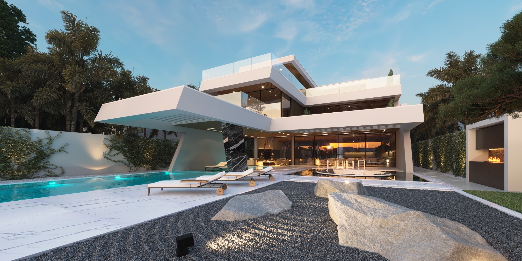Super villa design in Saudi Arabia, yachting style by [xzoomproject ...