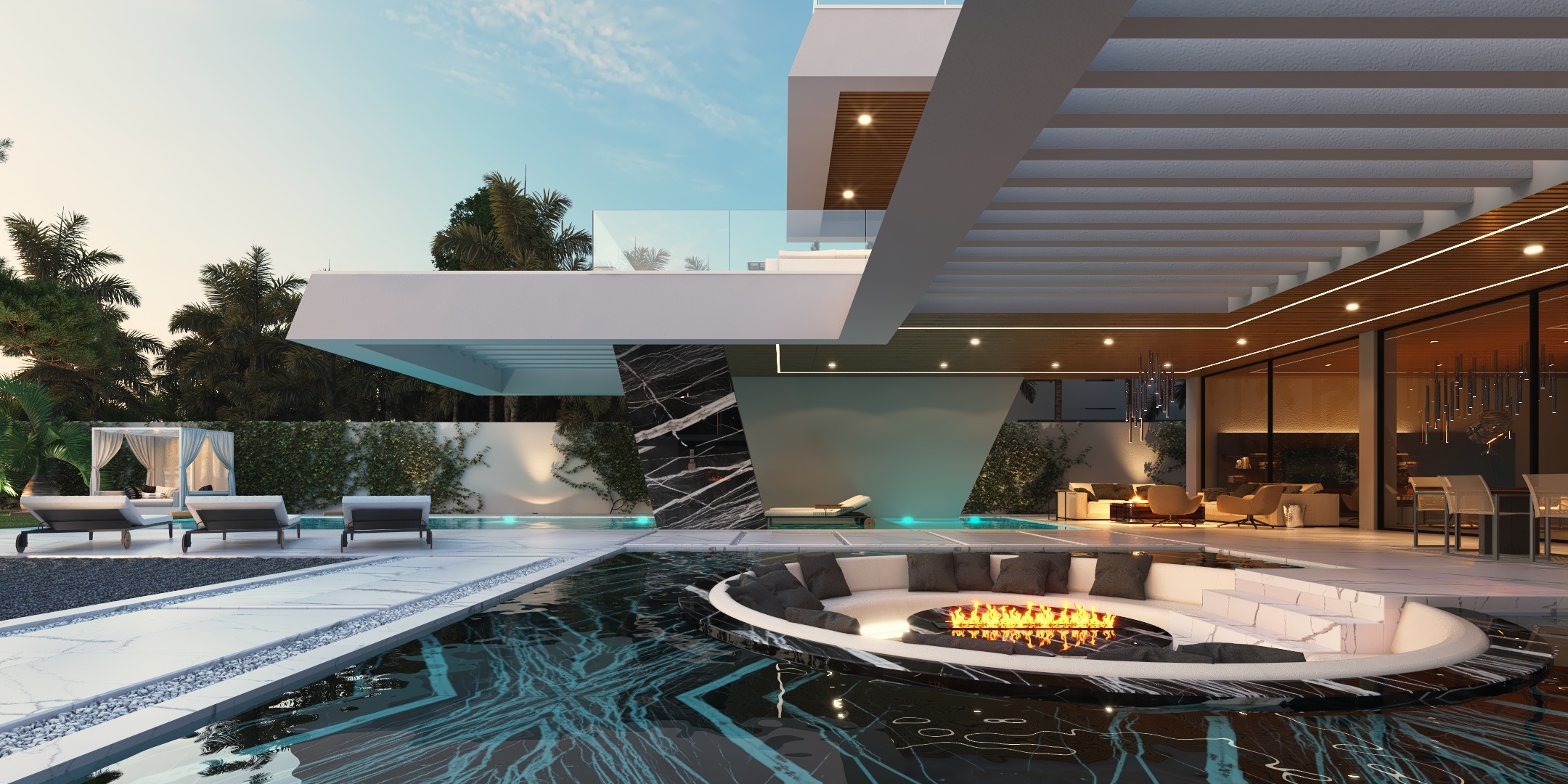 Super villa design in Saudi Arabia, yachting style by [xzoomproject ...