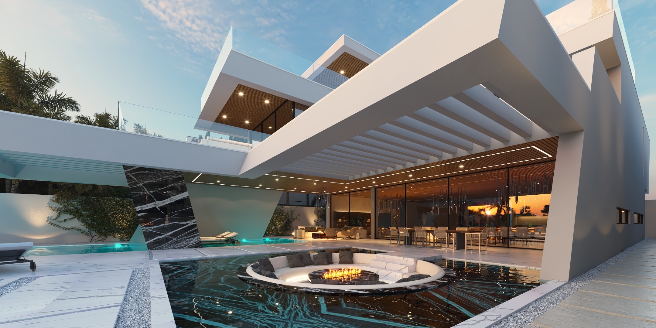 Super villa design in Saudi Arabia, yachting style by [xzoomproject ...