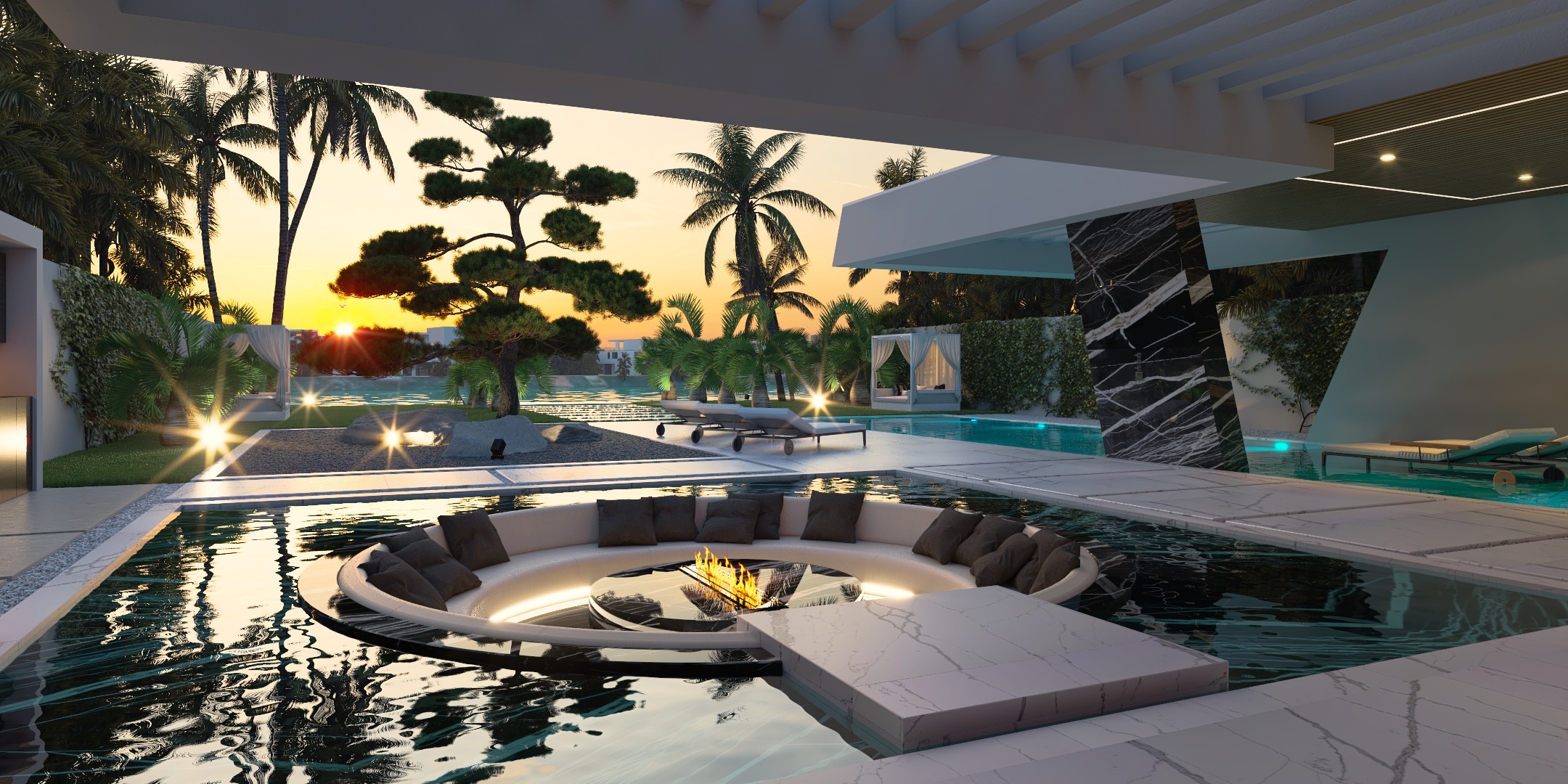 Super villa design in Saudi Arabia, yachting style by [xzoomproject ...
