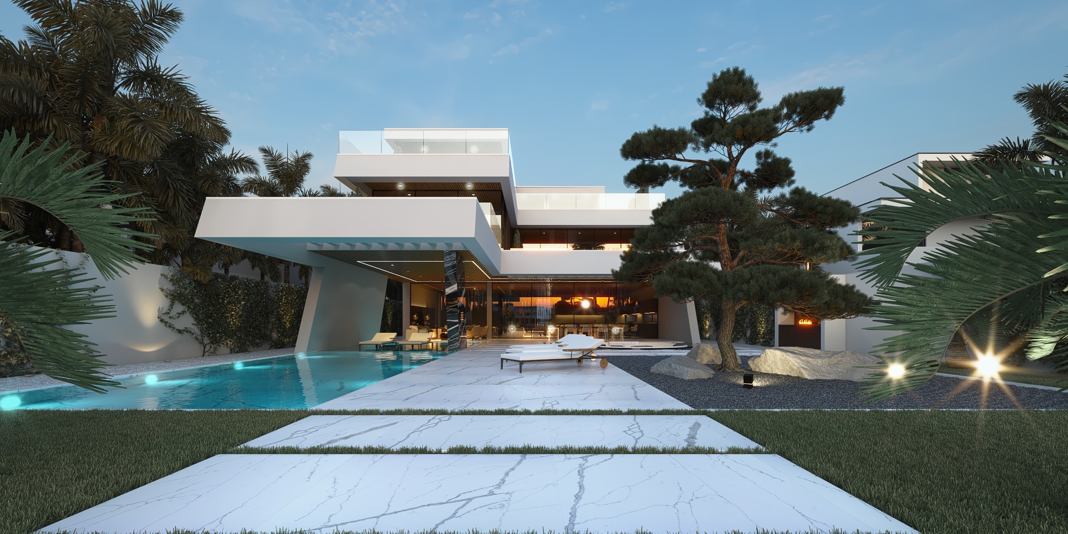 Super villa design in Saudi Arabia, yachting style by [xzoomproject ...