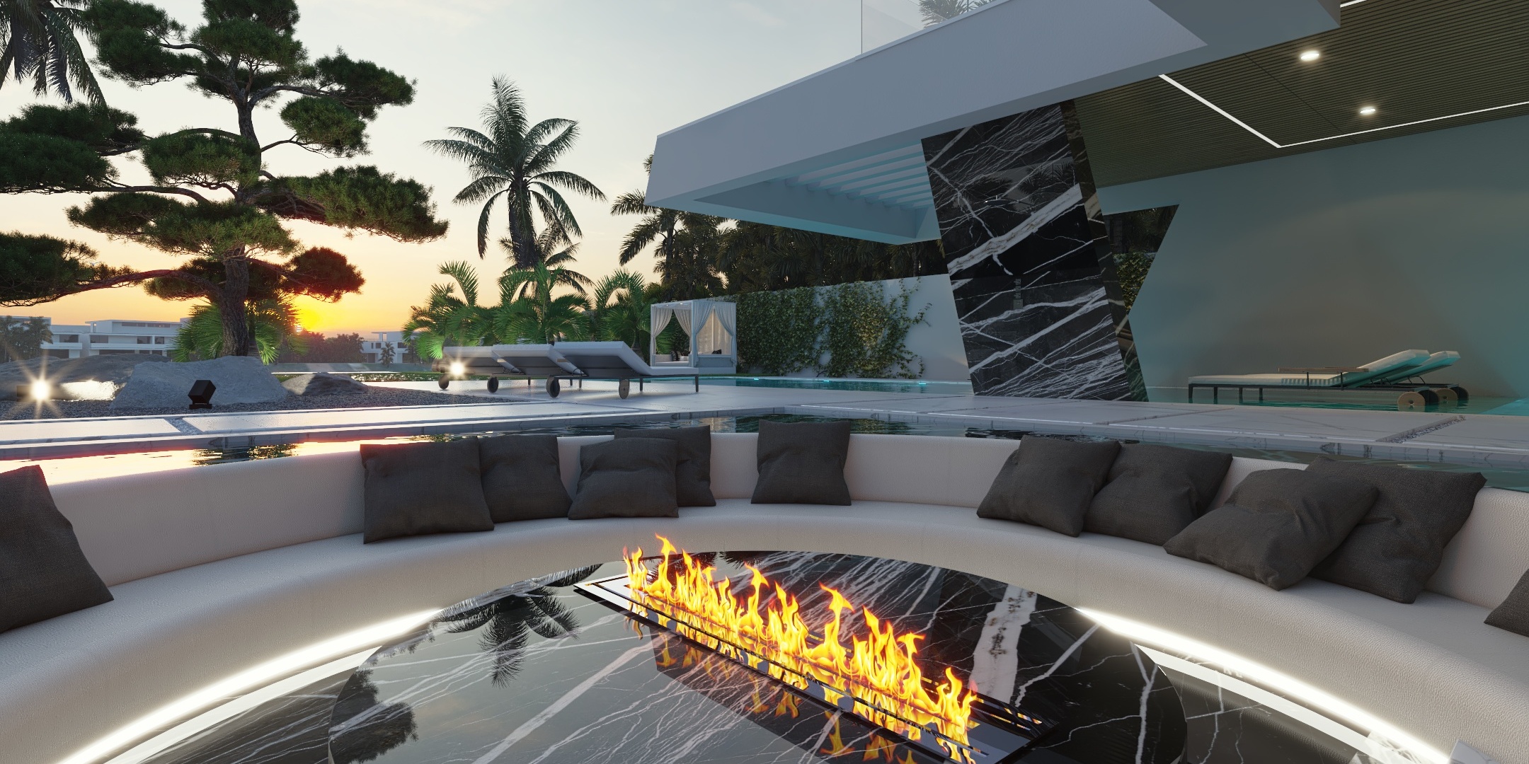 Super villa design in Saudi Arabia, yachting style by [xzoomproject ...