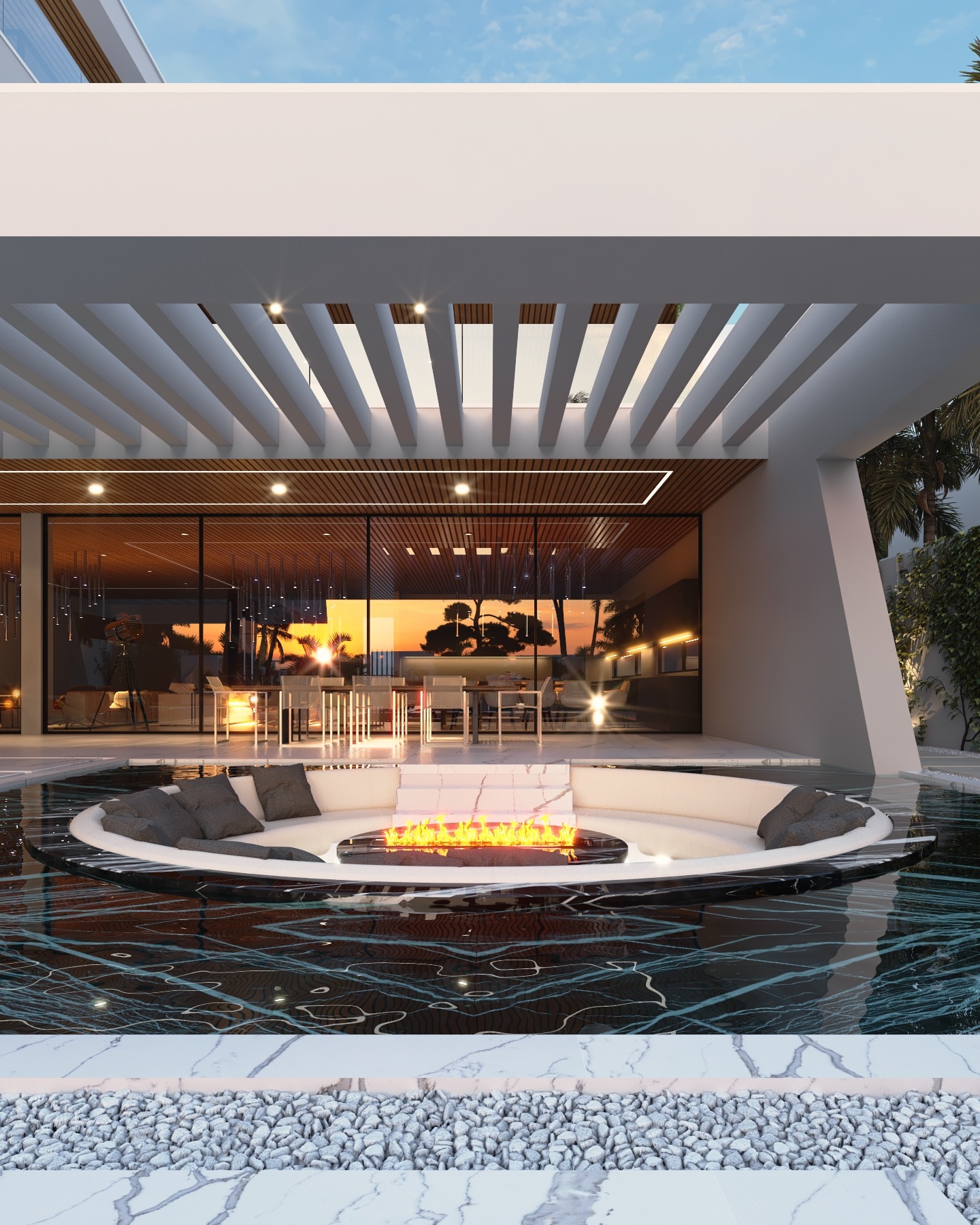 Super villa design in Saudi Arabia, yachting style by [xzoomproject ...