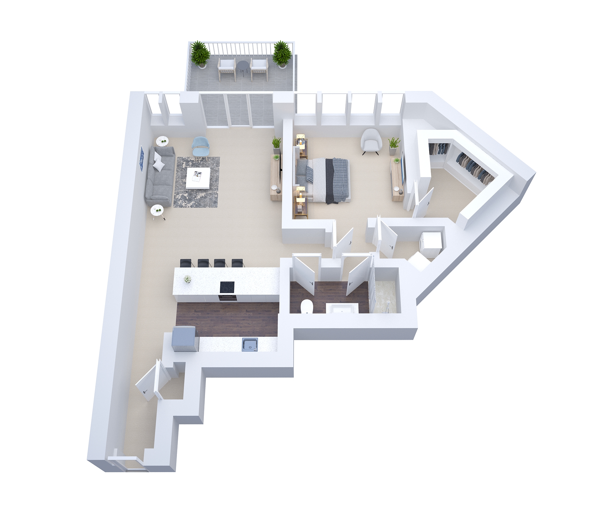 3D View of House Plans by The 2D3D Floor Plan Company - Architizer