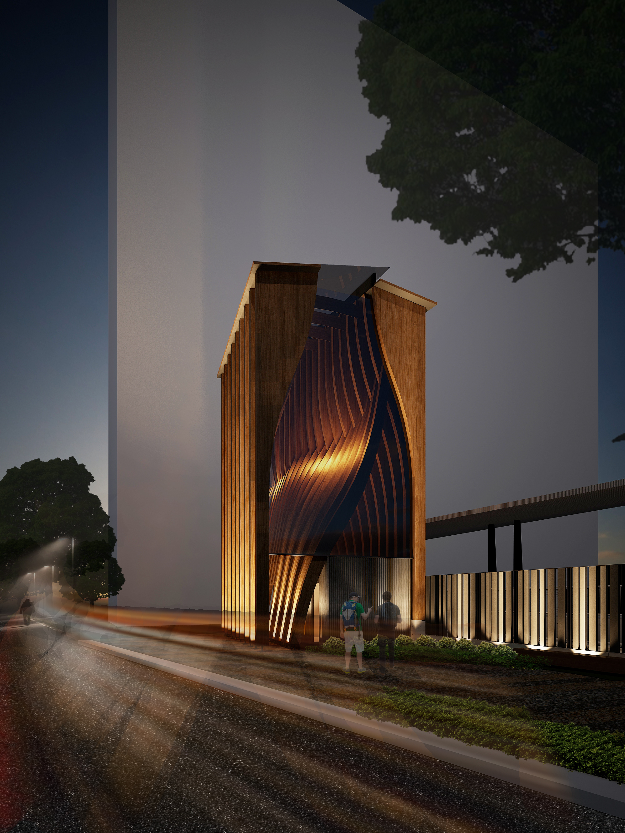 CLT Urban Pavilion by Takashi Niwa Architects - Architizer