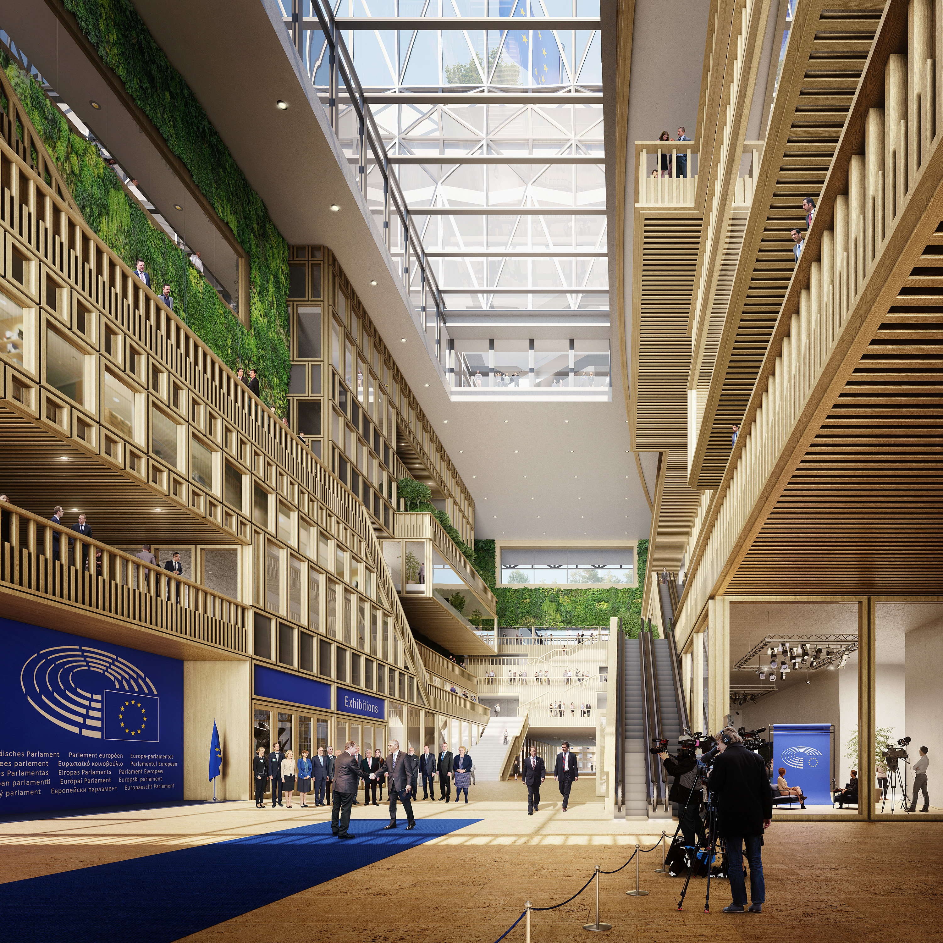 EU Parliament Brussels by Neutelings Riedijk Architects - Architizer