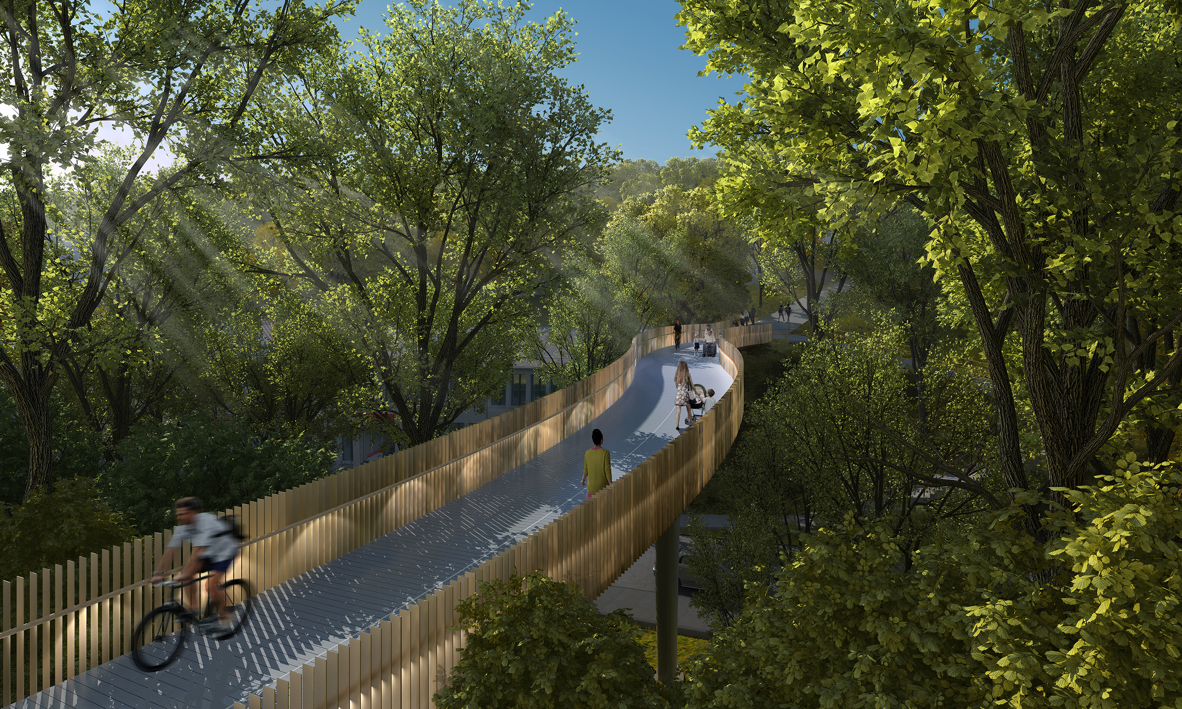 PEDESTRIAN AND CYCLE BRIDGE by STERLING PRESSER - Architizer