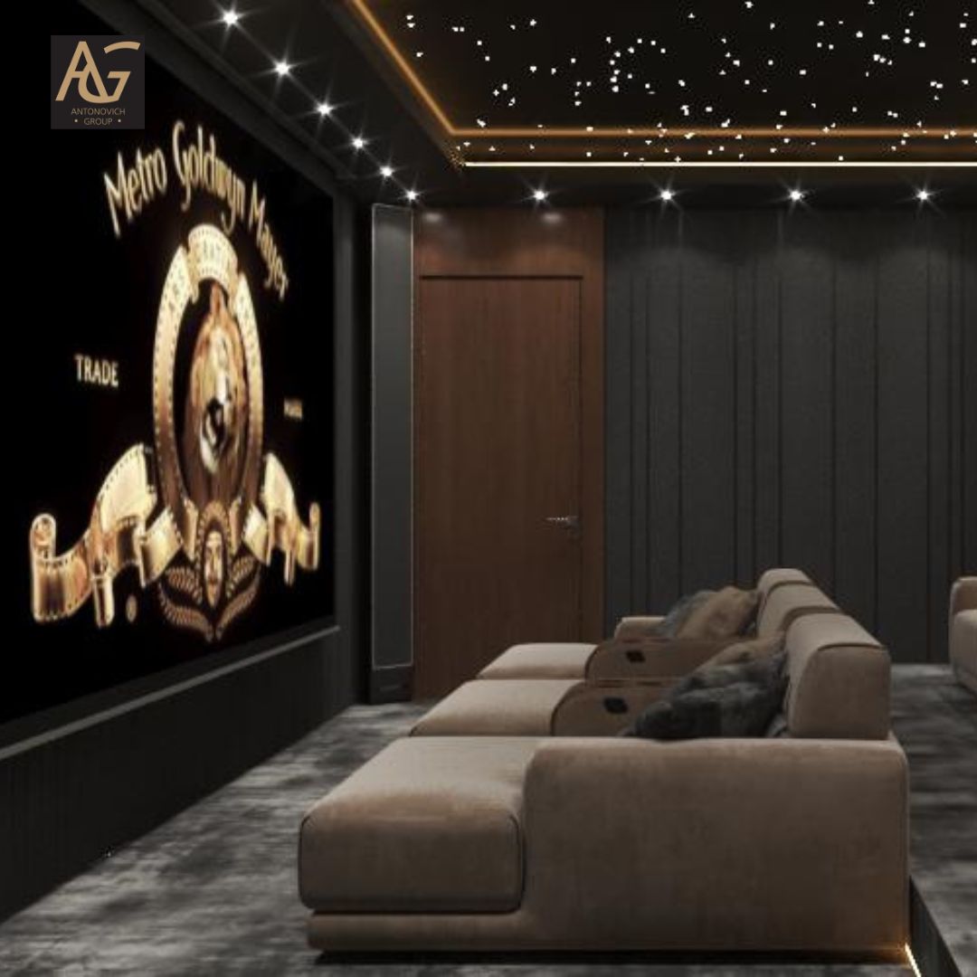 Home Cinema Interior Design and Fit-out Solution by LUXURY ANTONOVICH ...