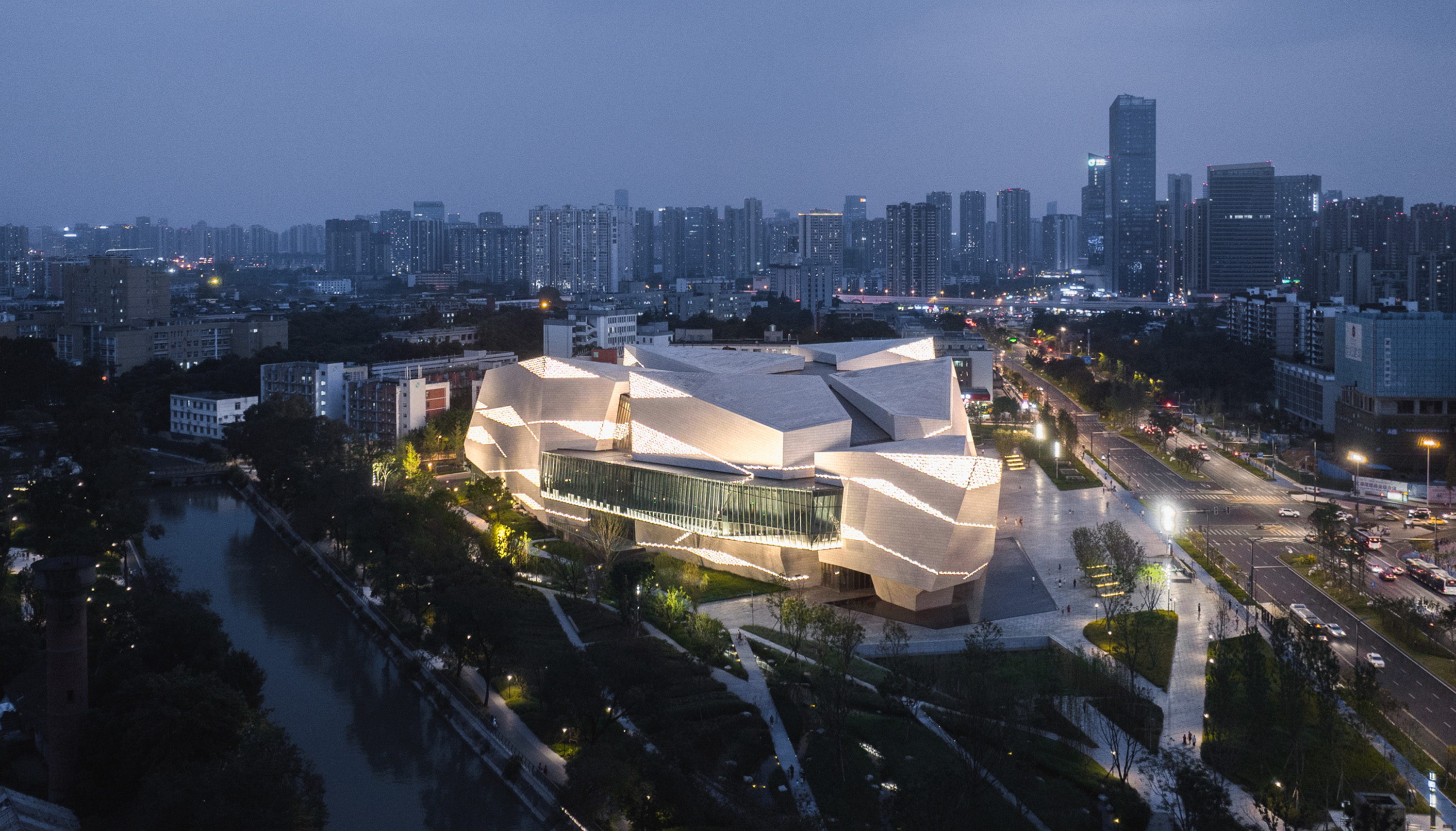 Chengdu Museum of Natural History by Pelli Clarke & Partners - Architizer