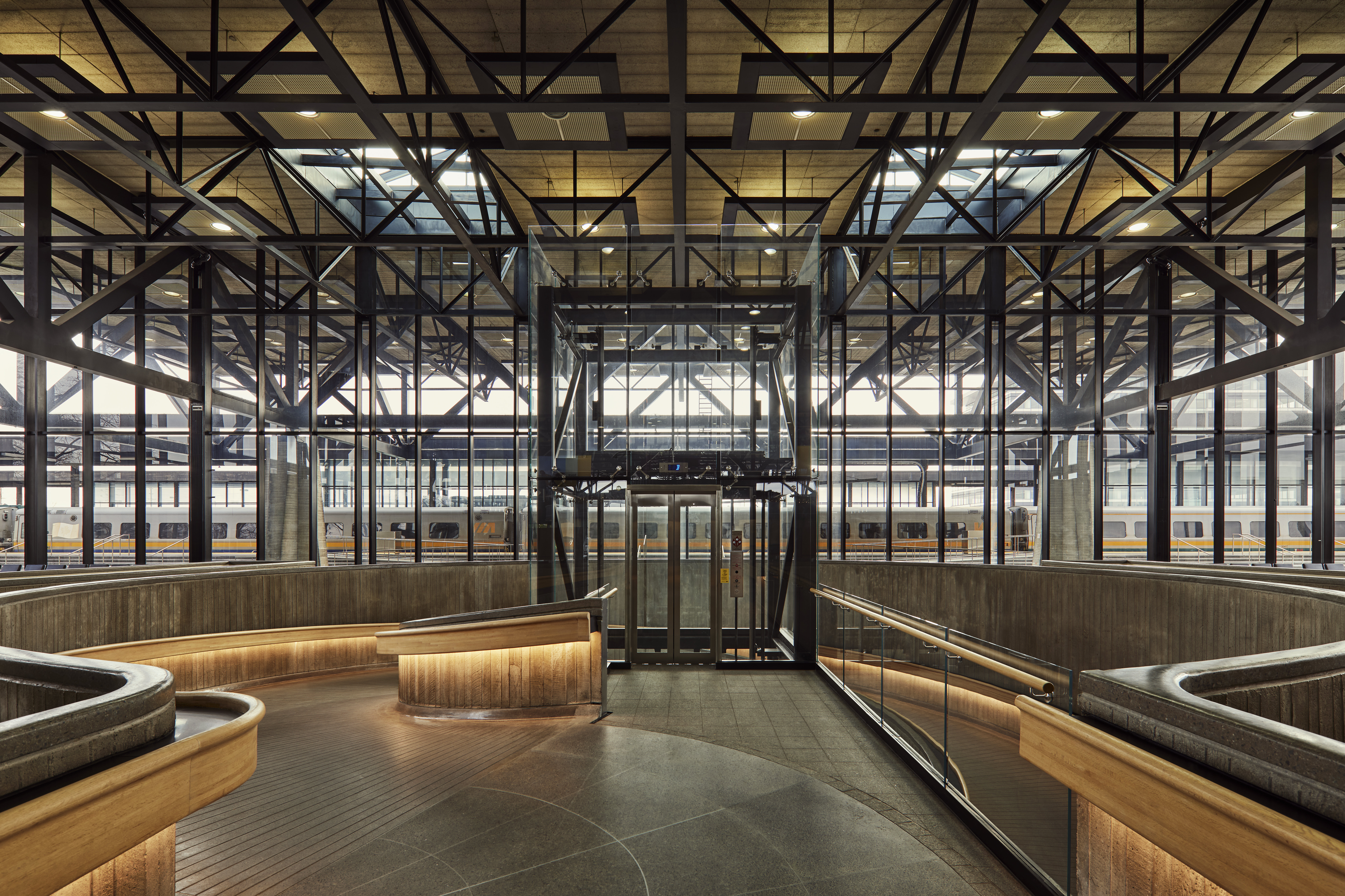 Ottawa Train Station and Via Rail Business Lounge by Provencher_Roy ...