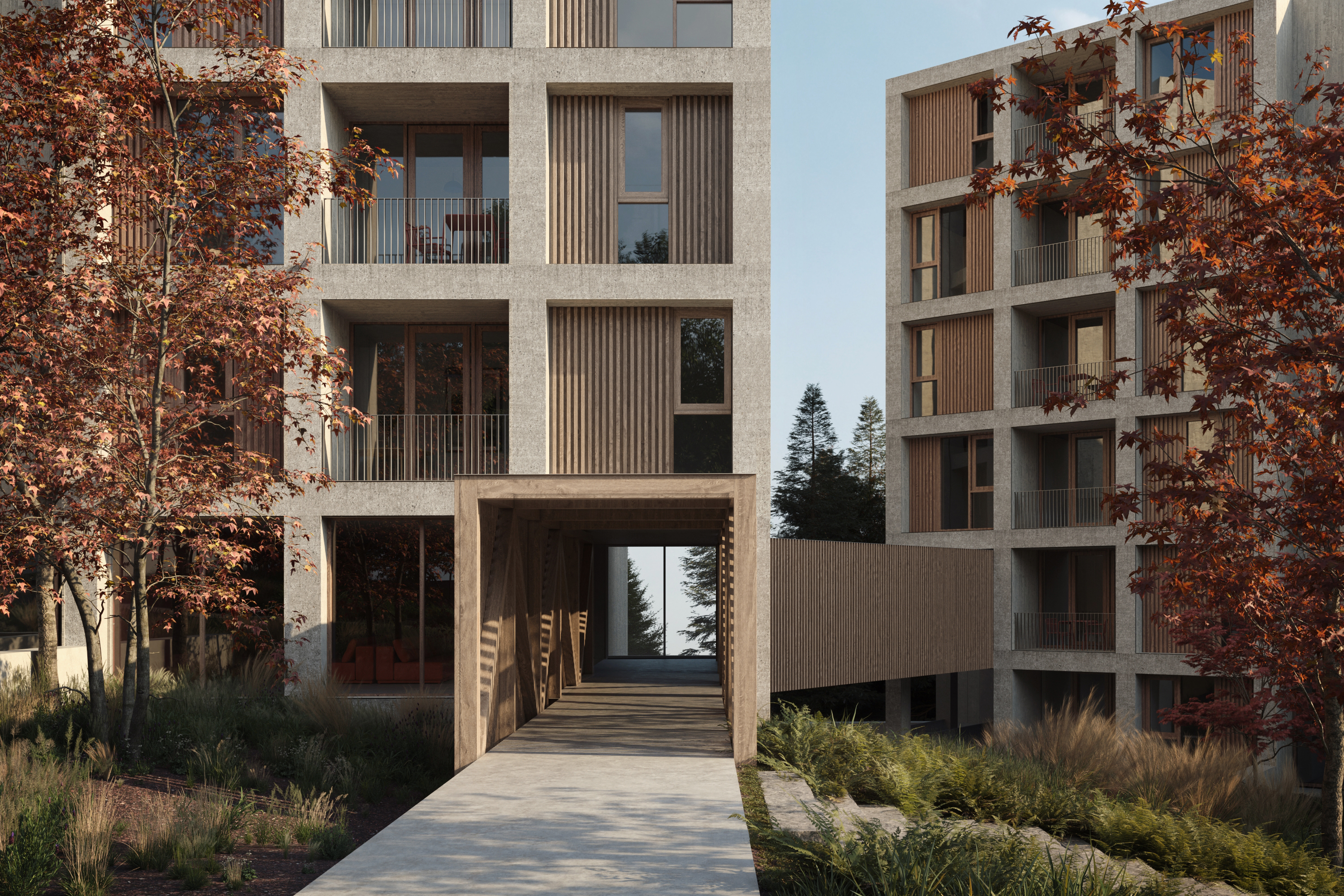 Multi-Family Residence Simon Fraser University by Leckie Studio ...