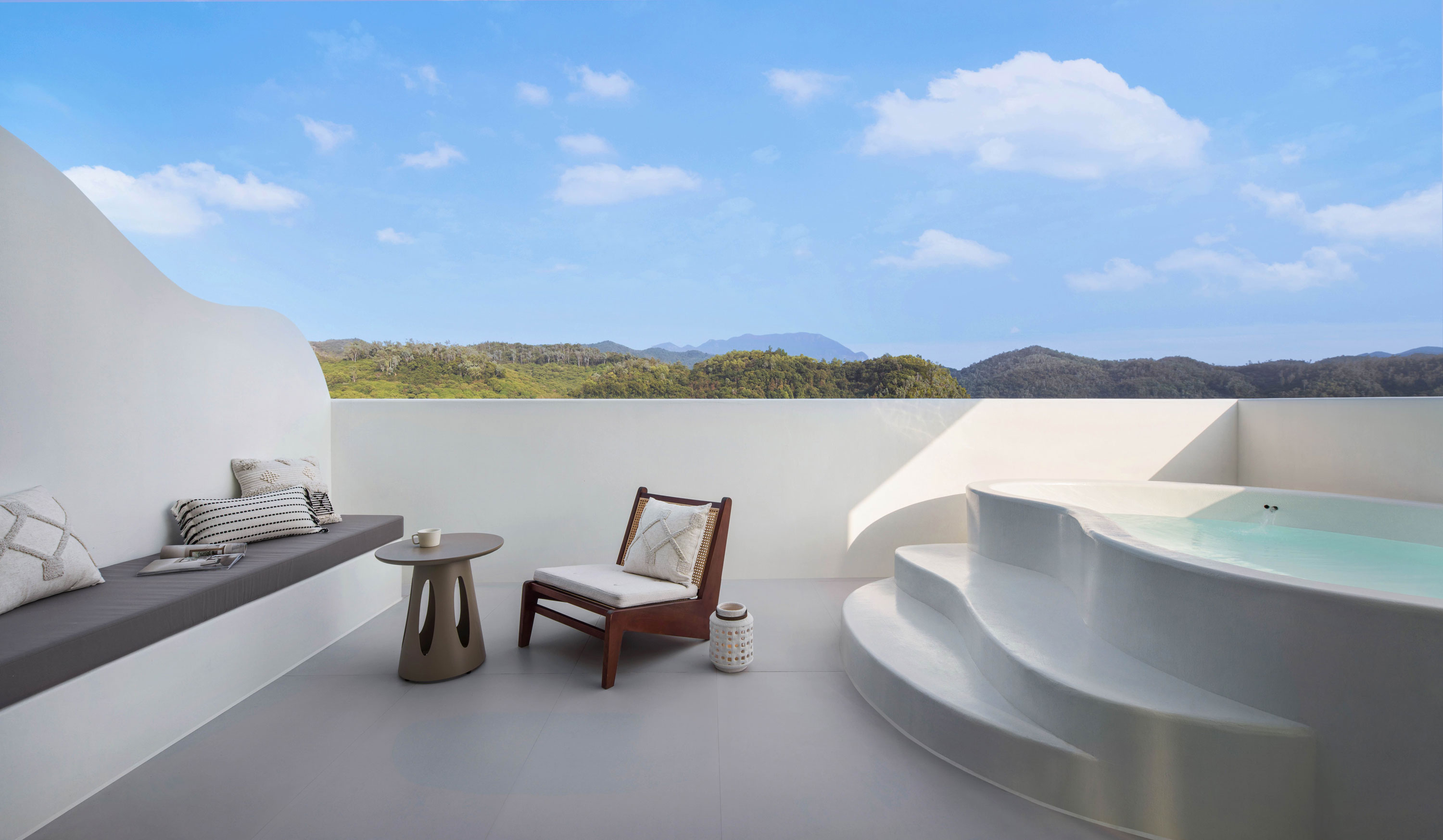 Miyue · Blue & White Cliffside Resort by GS Design by Current-Newswire ...