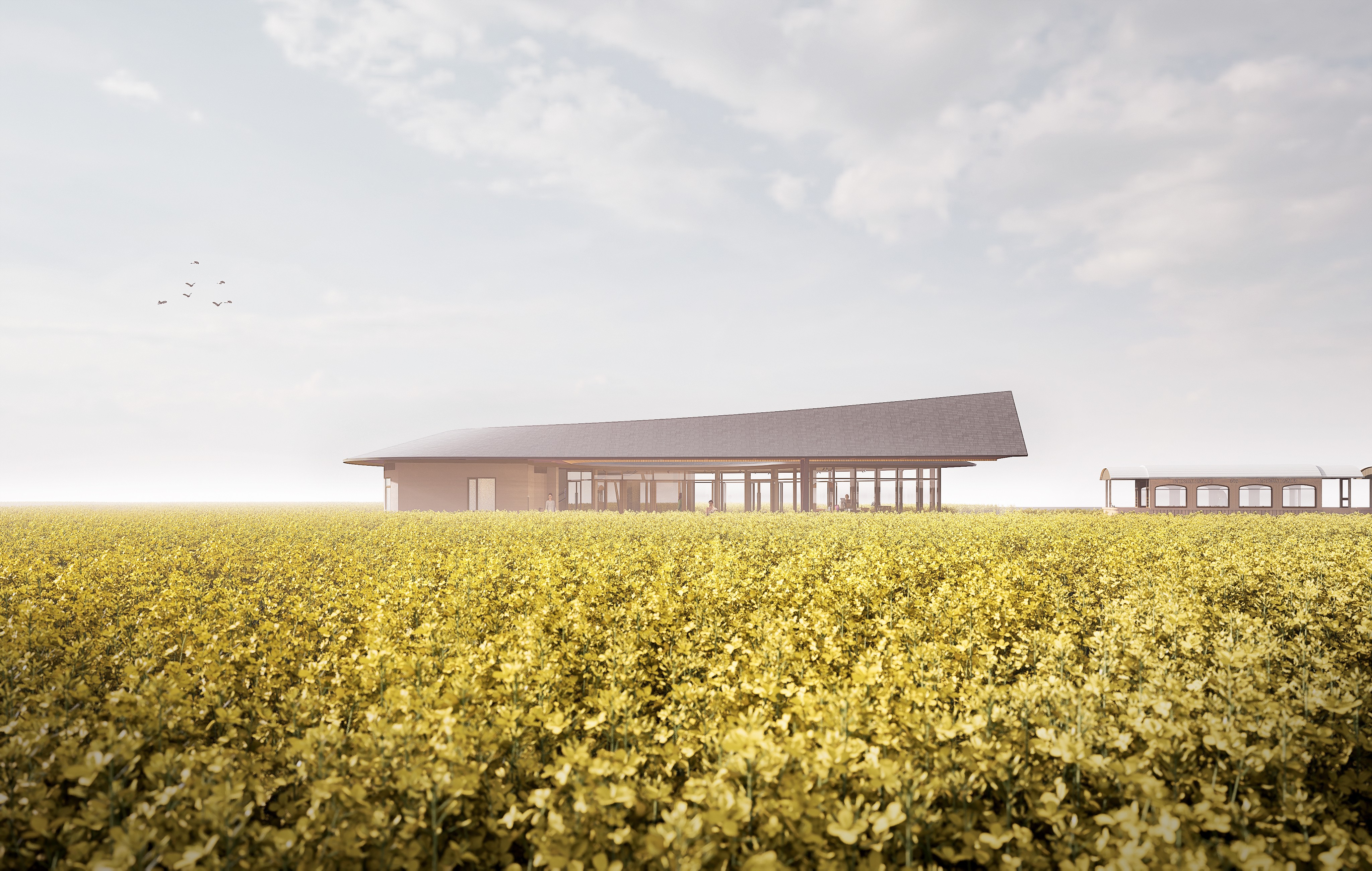 Station in the Field by TheY Architects - Architizer