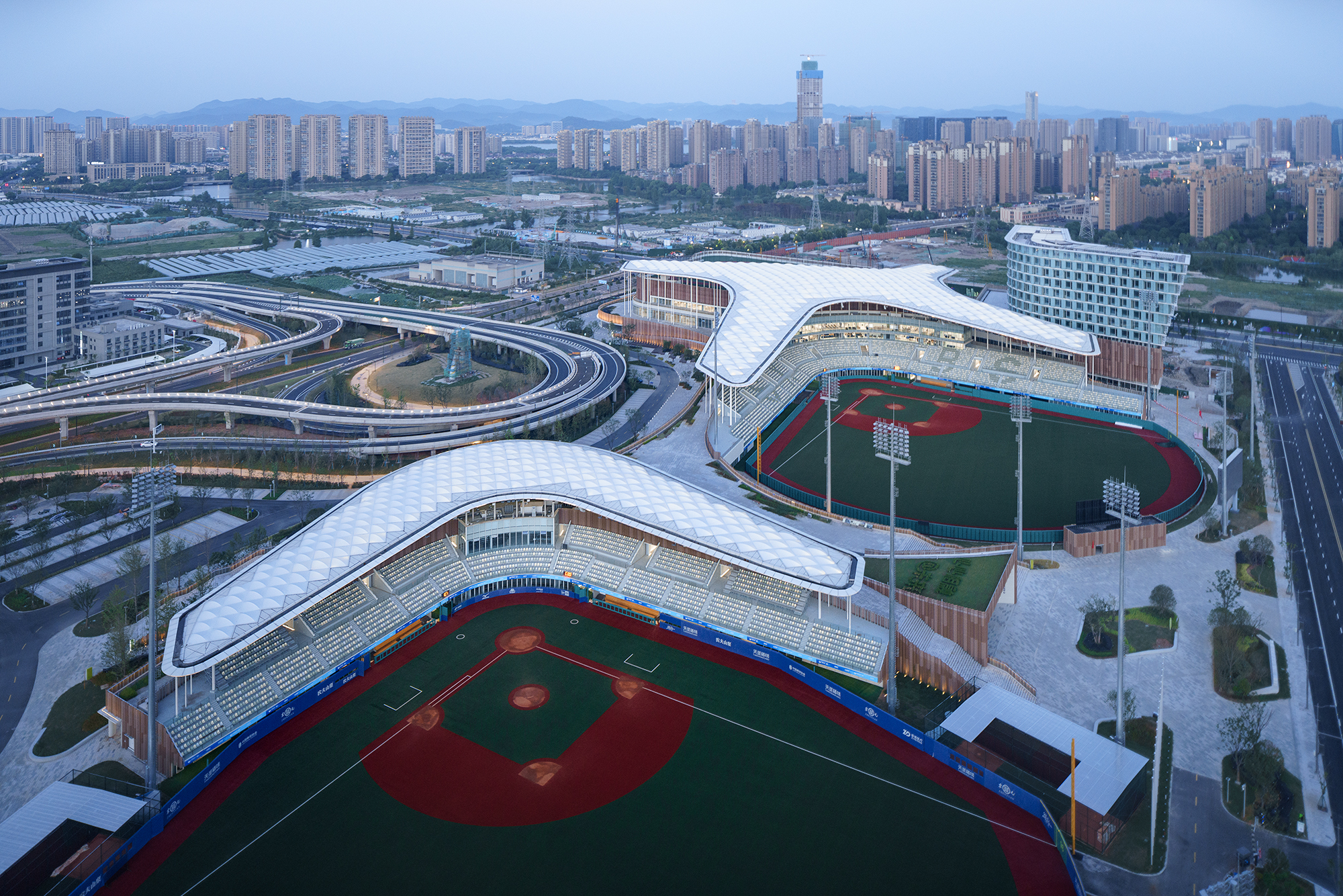The Hangzhou Asian Games Baseball and Softball Sports Cultural Center ...