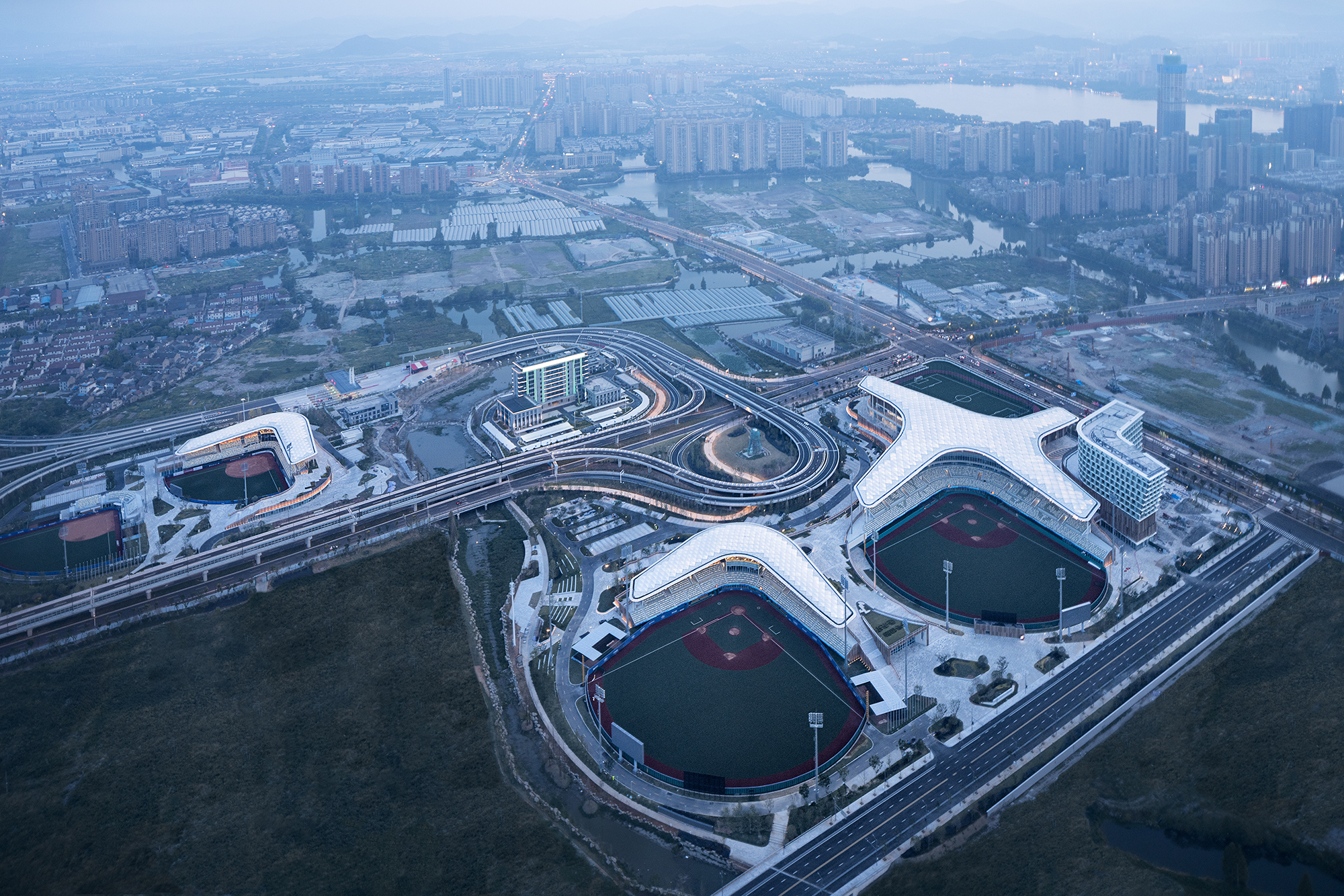 The Hangzhou Asian Games Baseball and Softball Sports Cultural Center ...