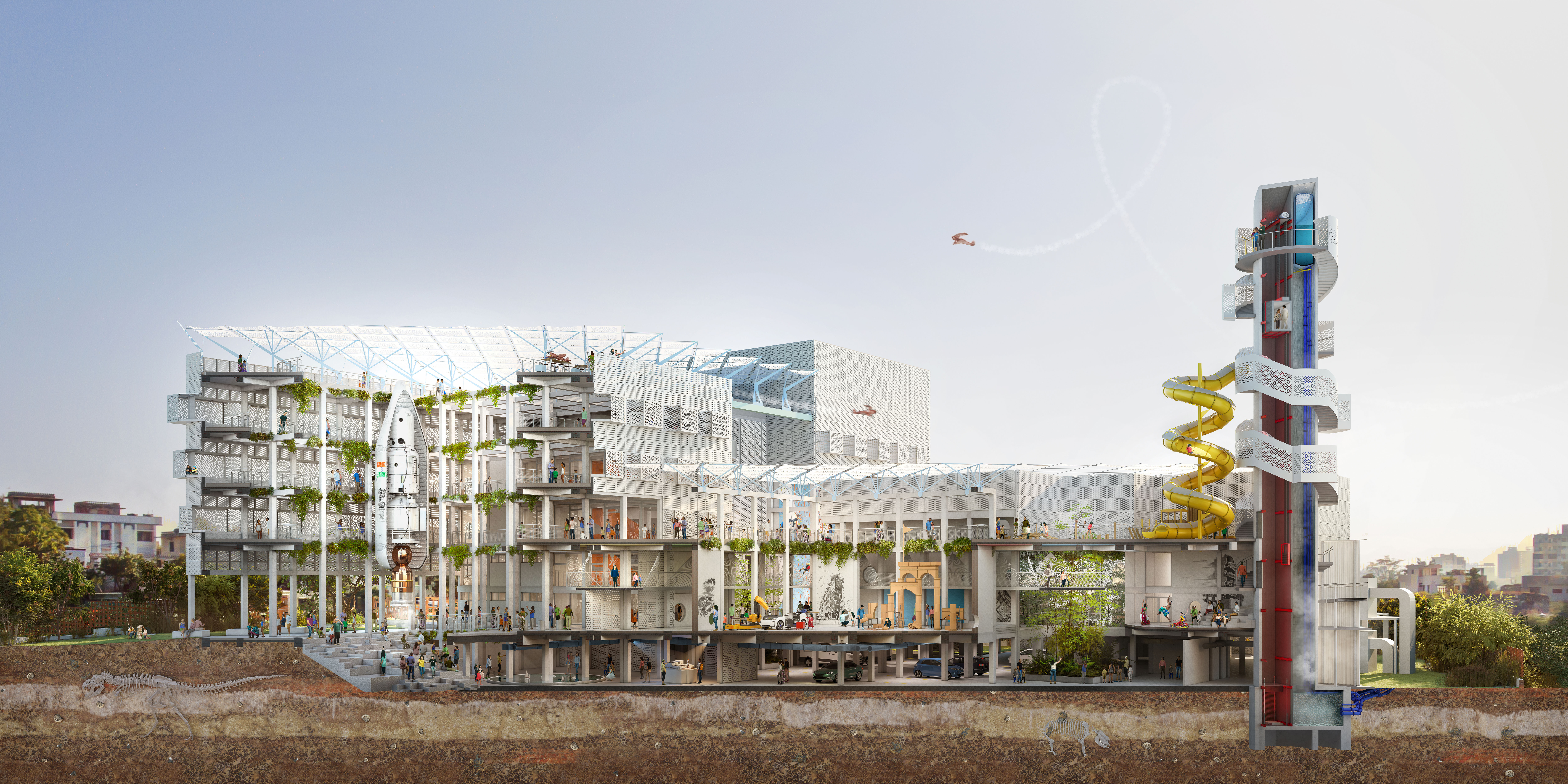 Third Space Haveli Of Curiosity By Studio Saar Architizer
