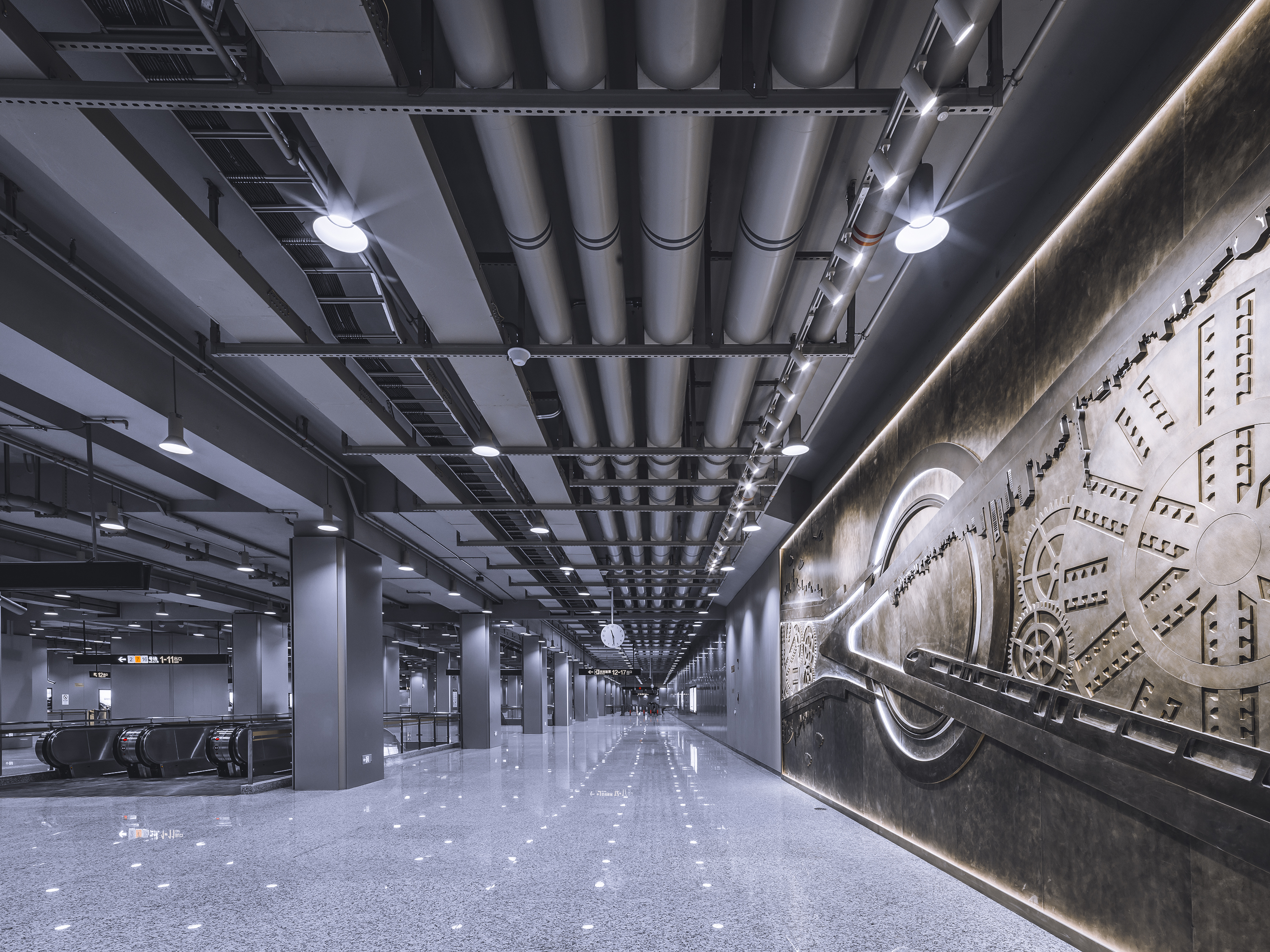 Stations of Shanghai Metro Line 18 by Thinking Design - Architizer