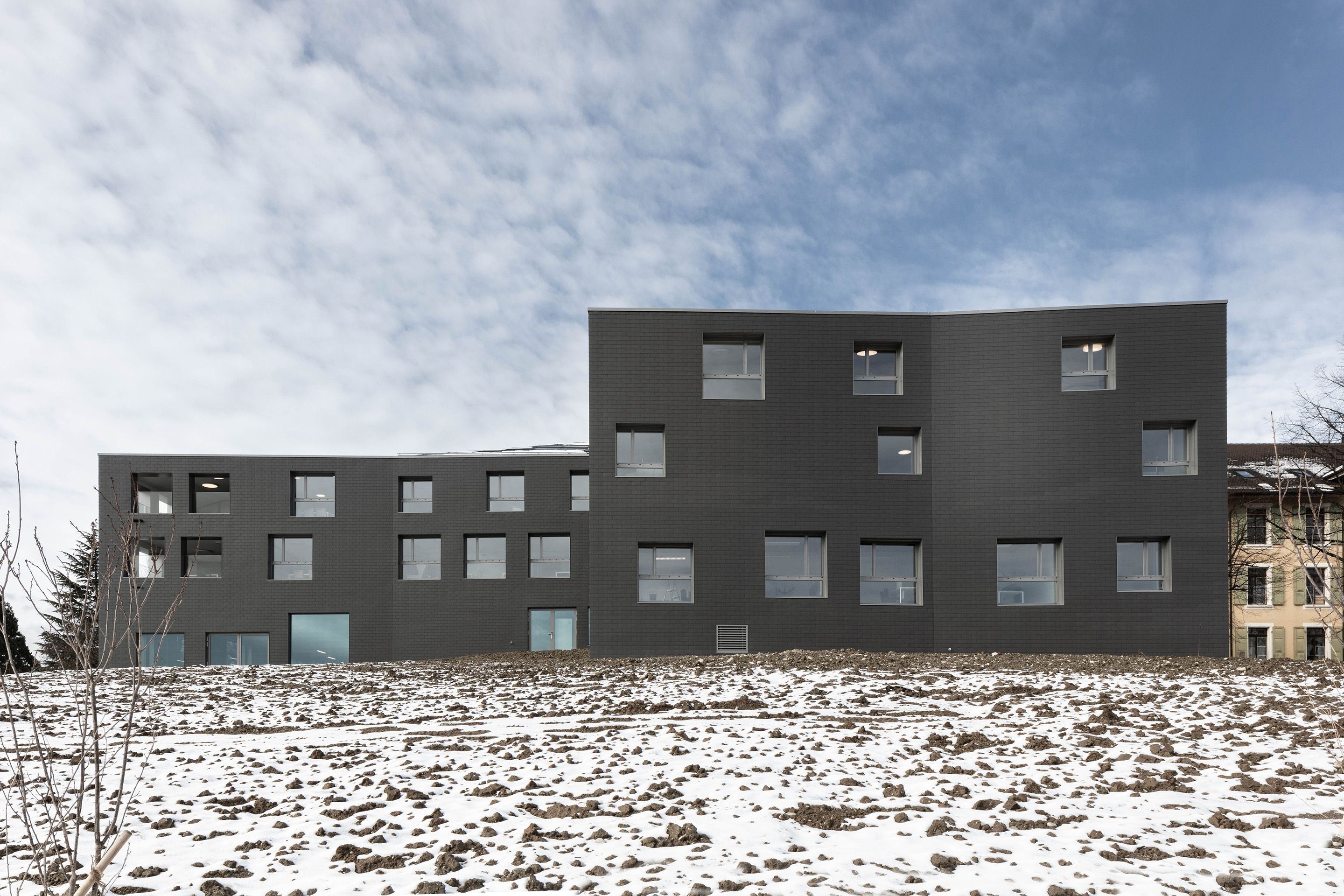 Accommodation structure, care and health centre, Etoy by FWG Architects ...