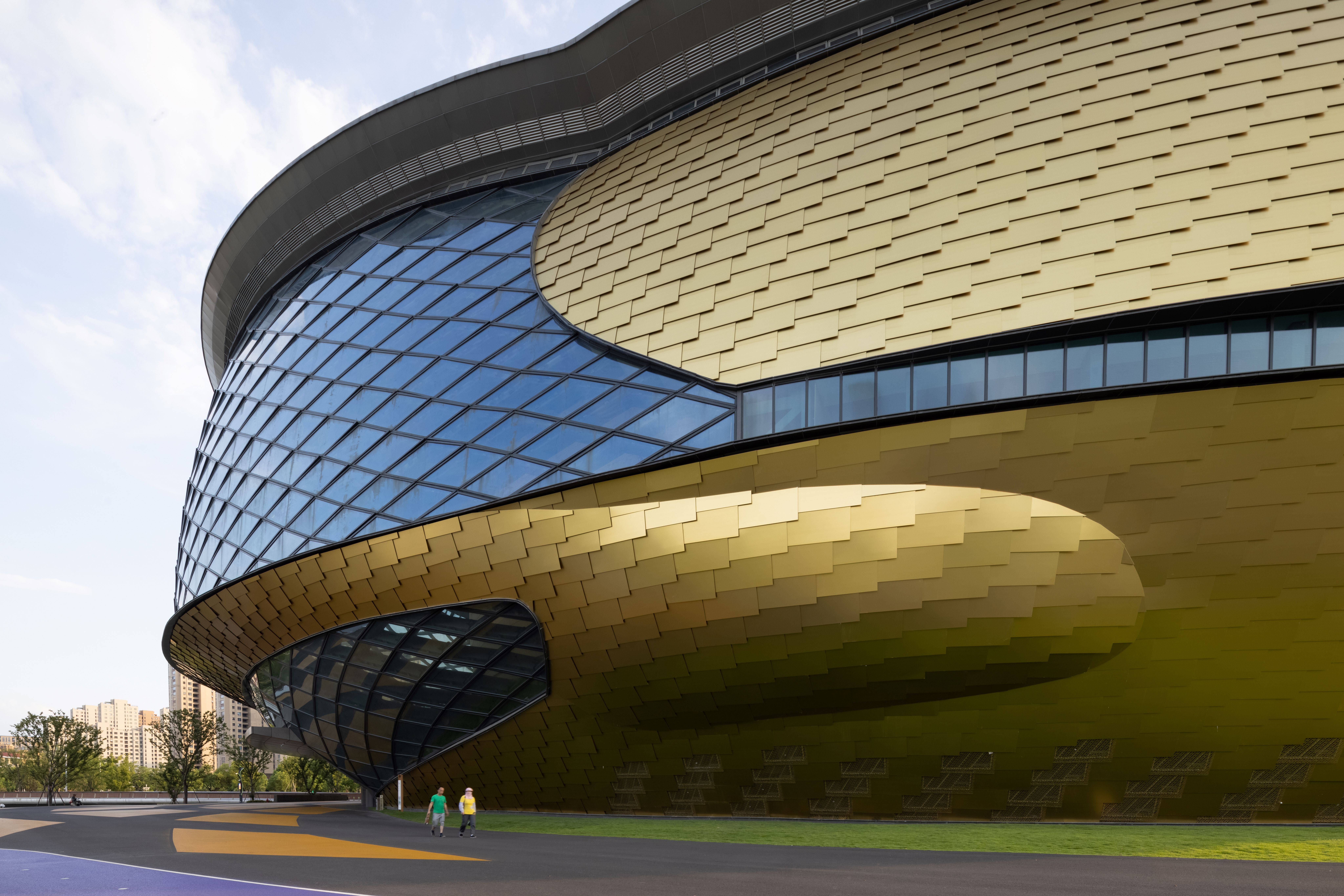 Asian Games 2022 Hybrid Stadium by Archi-Tectonics NYC, LLC - Architizer