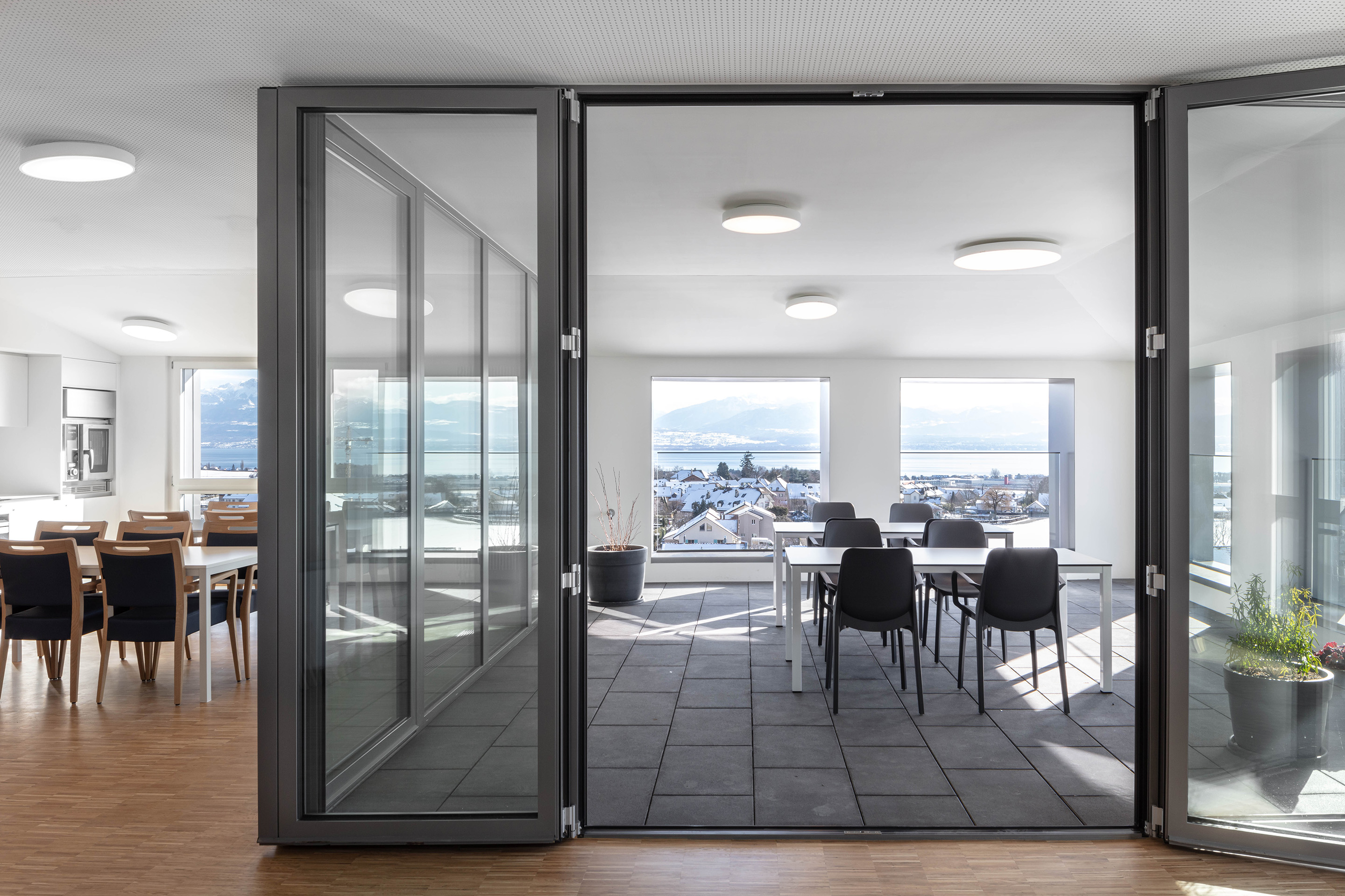 Accommodation structure, care and health centre, Etoy by FWG Architects ...