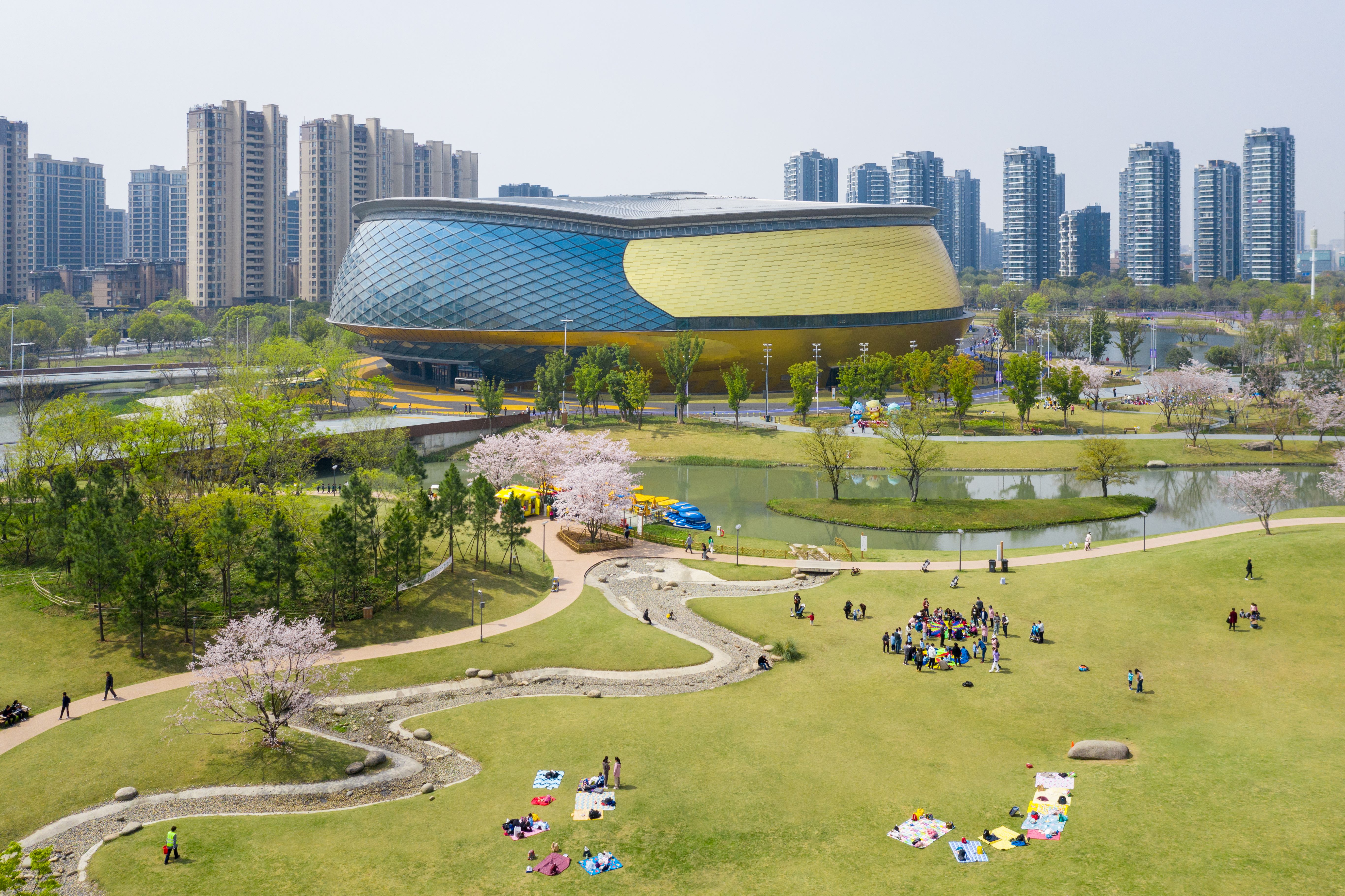 Asian Games 2022 Hybrid Stadium by Archi-Tectonics NYC, LLC - Architizer
