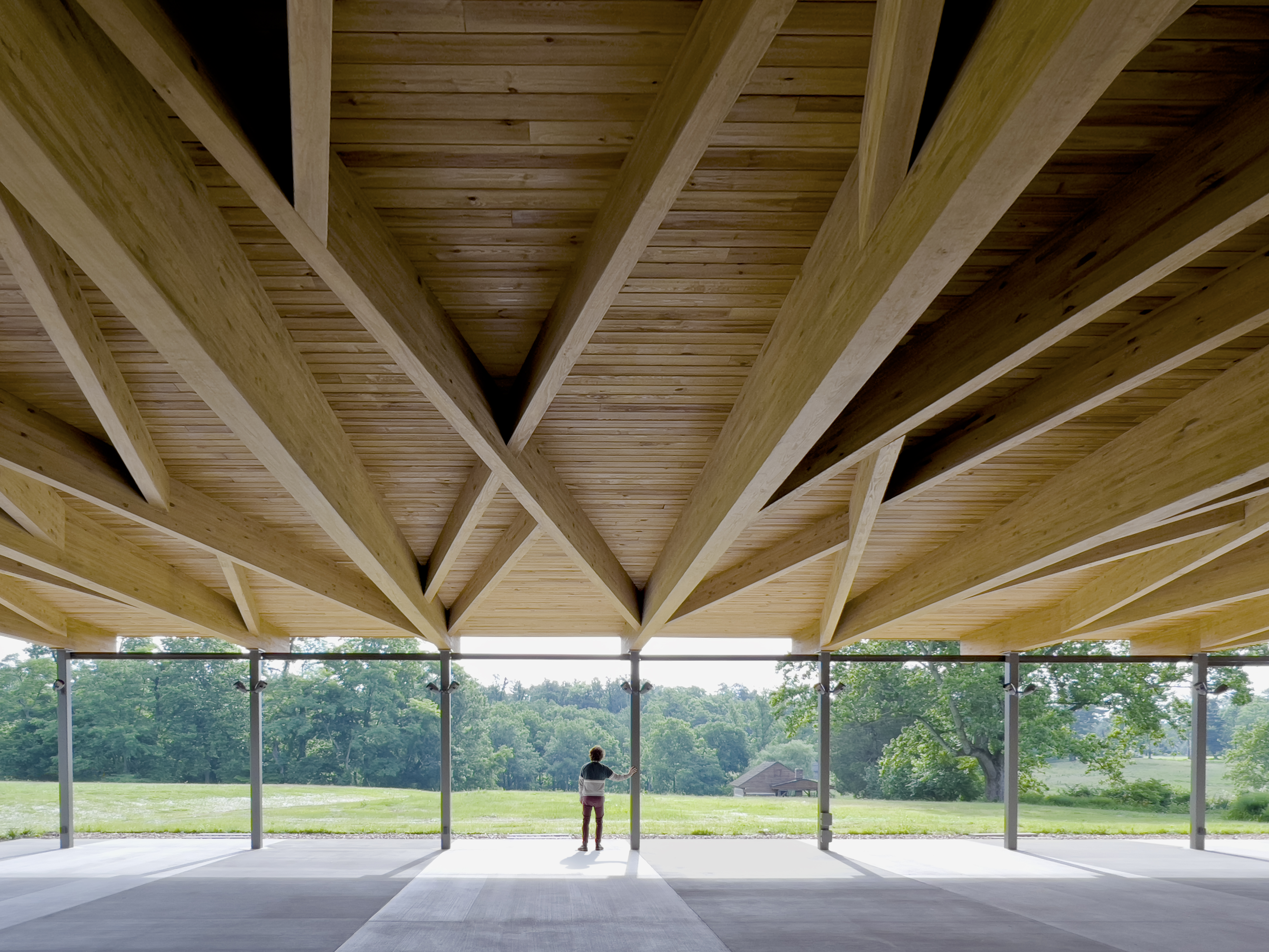 Locust Grove Event Pavilion by de Leon & Primmer Architecture Workshop ...