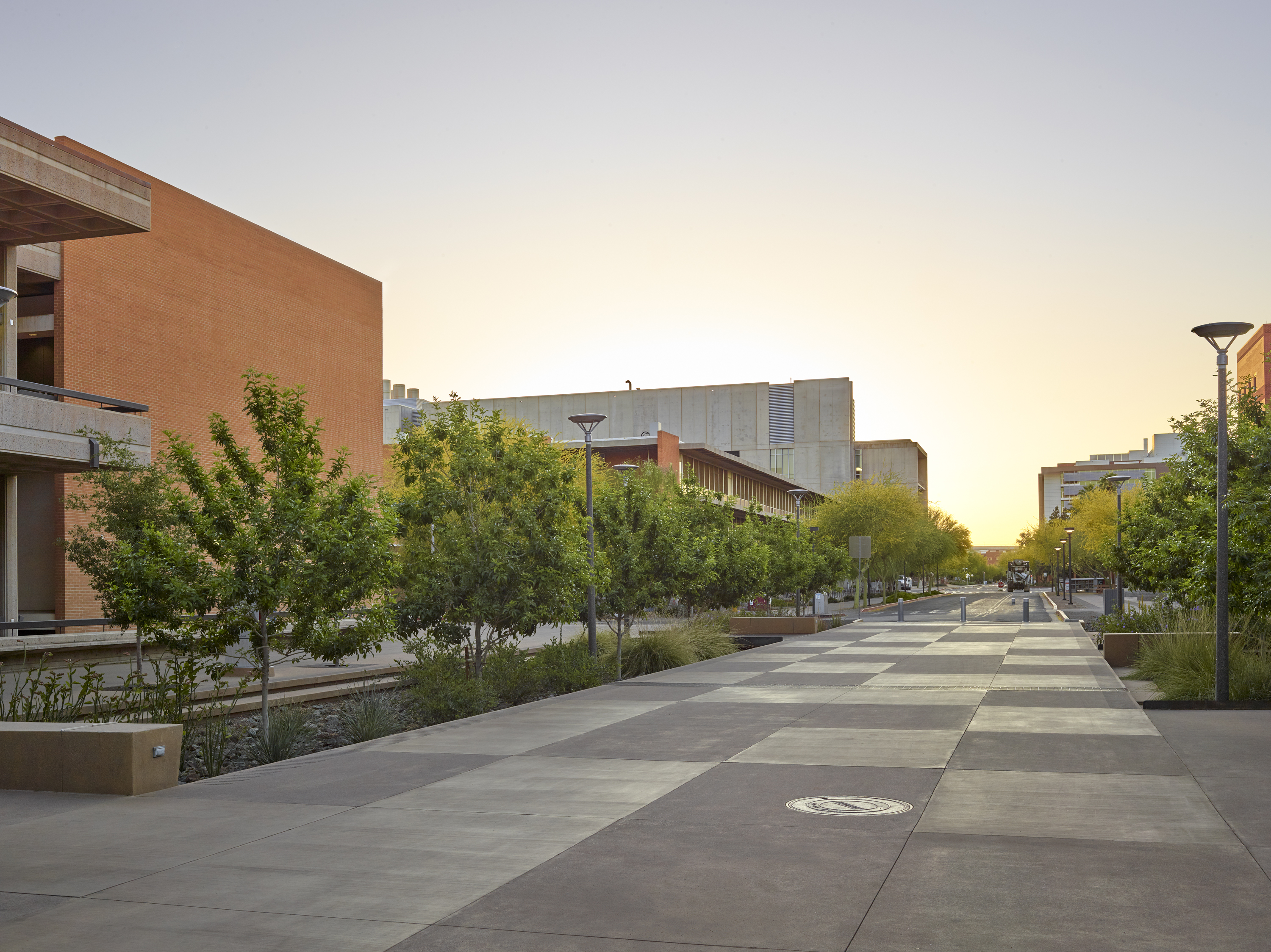 Orange Mall Green Infrastructure at Arizona State University by Colwell ...