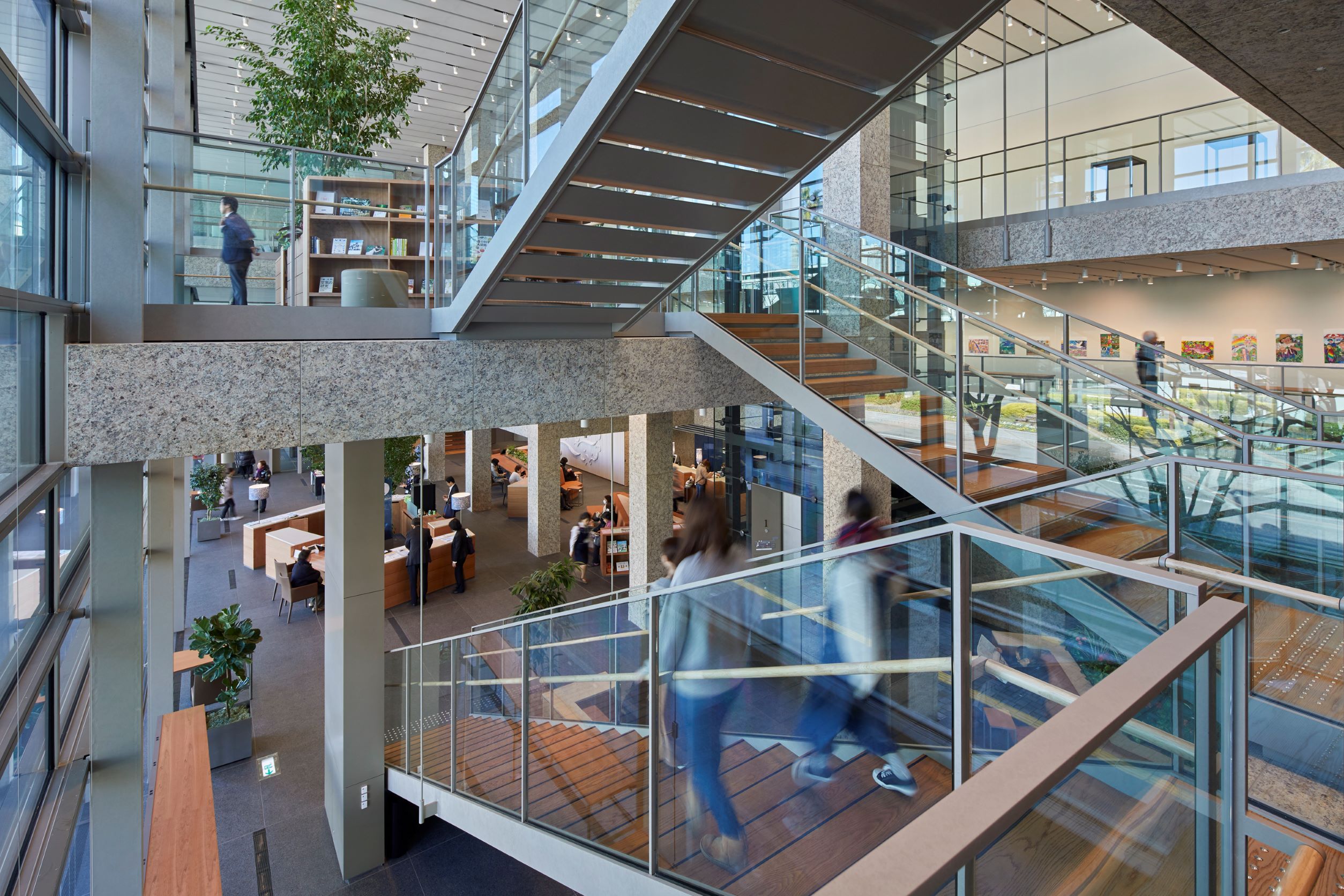 Awa Bank Head Office Sales Department Building by NIKKEN SEKKEI LTD ...